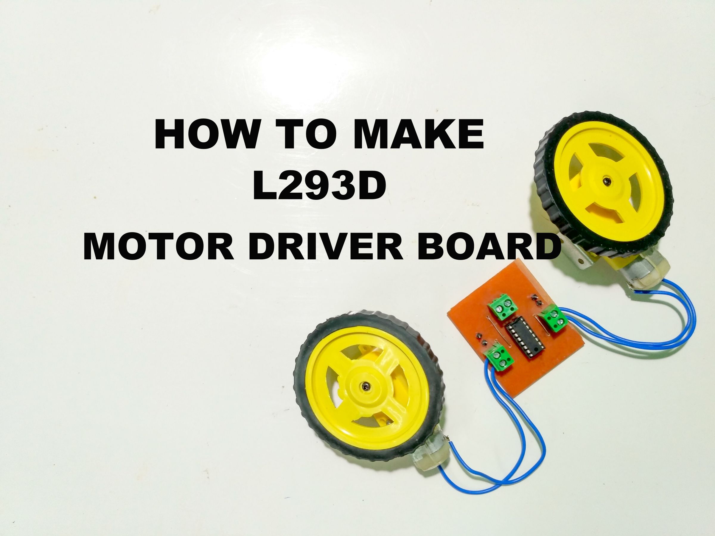 How to Make L293D Motor Driver Board : 4 Steps (with Pictures ...