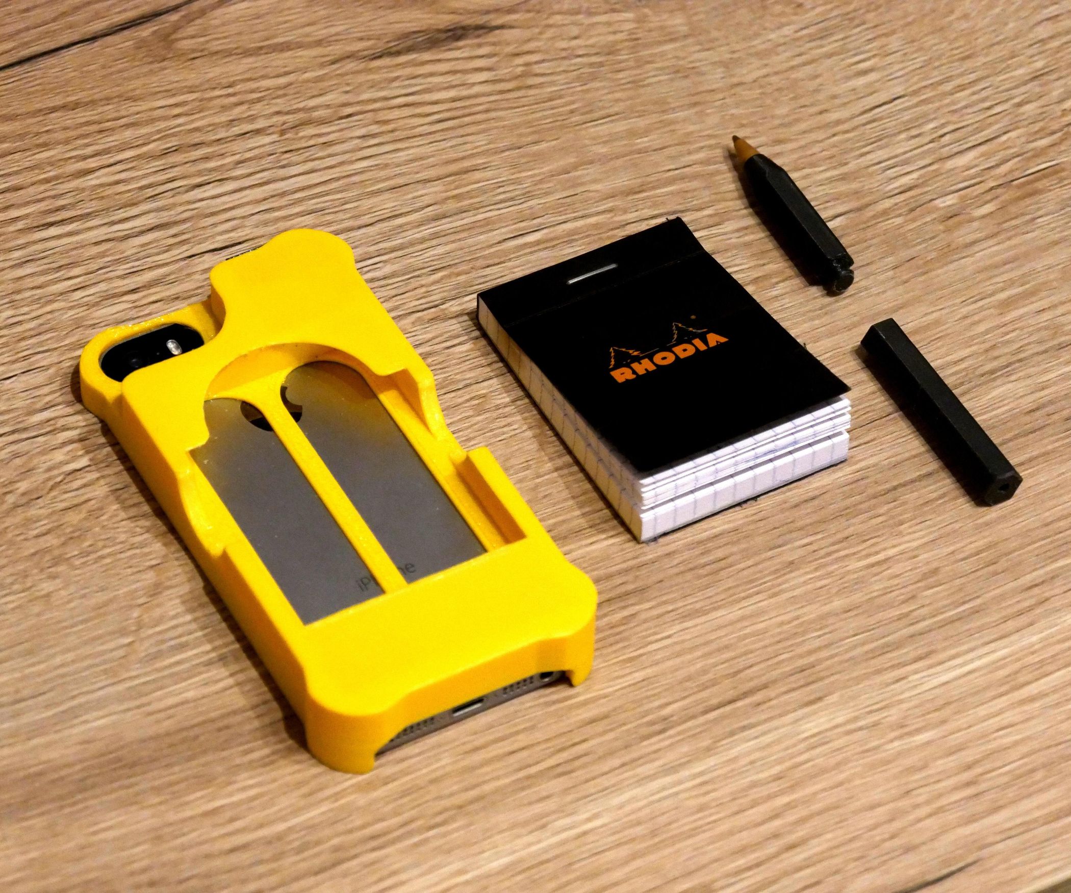 Smartphone Case With Notebook, Pen and Secret Pocket : 6 Steps (with ...