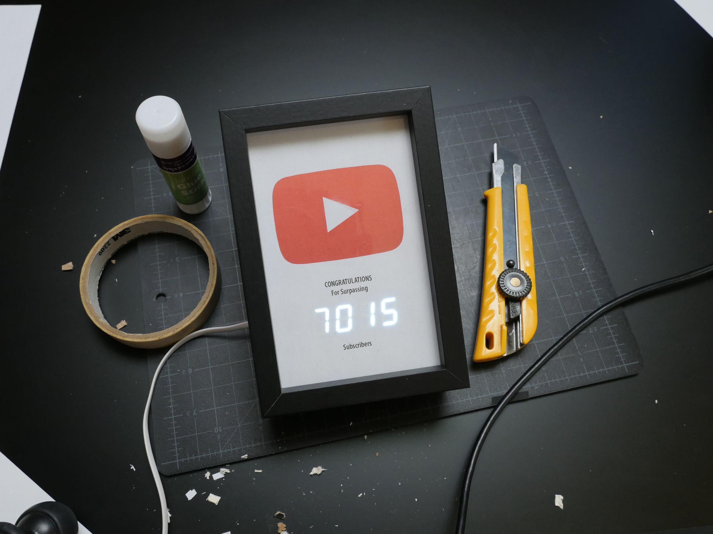 YouTube Subscriber Counter (Under 10K) : 5 Steps (with Pictures ...