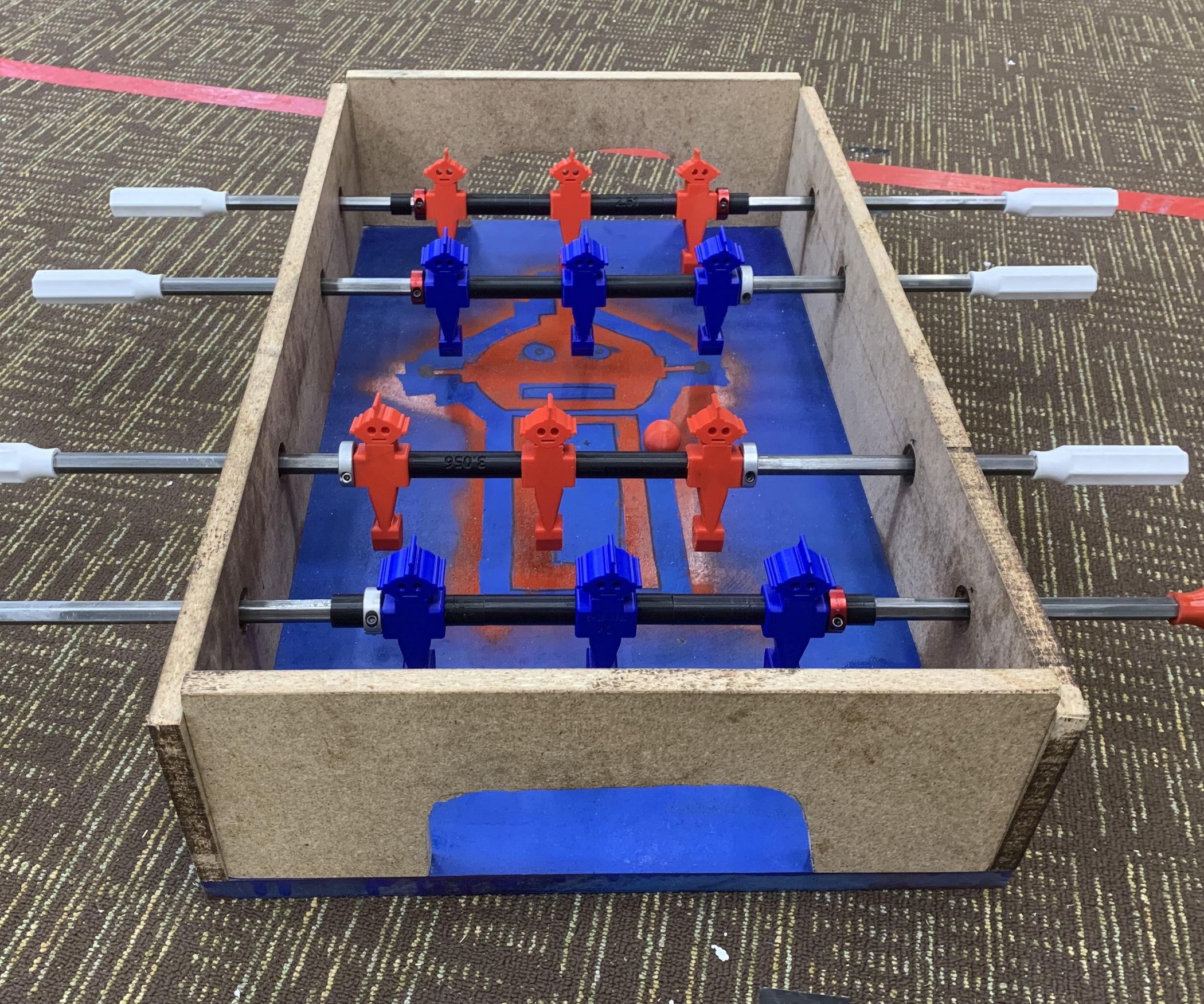 Tabletop Foosball Table Using Hex Shafts : 15 Steps - Instructables