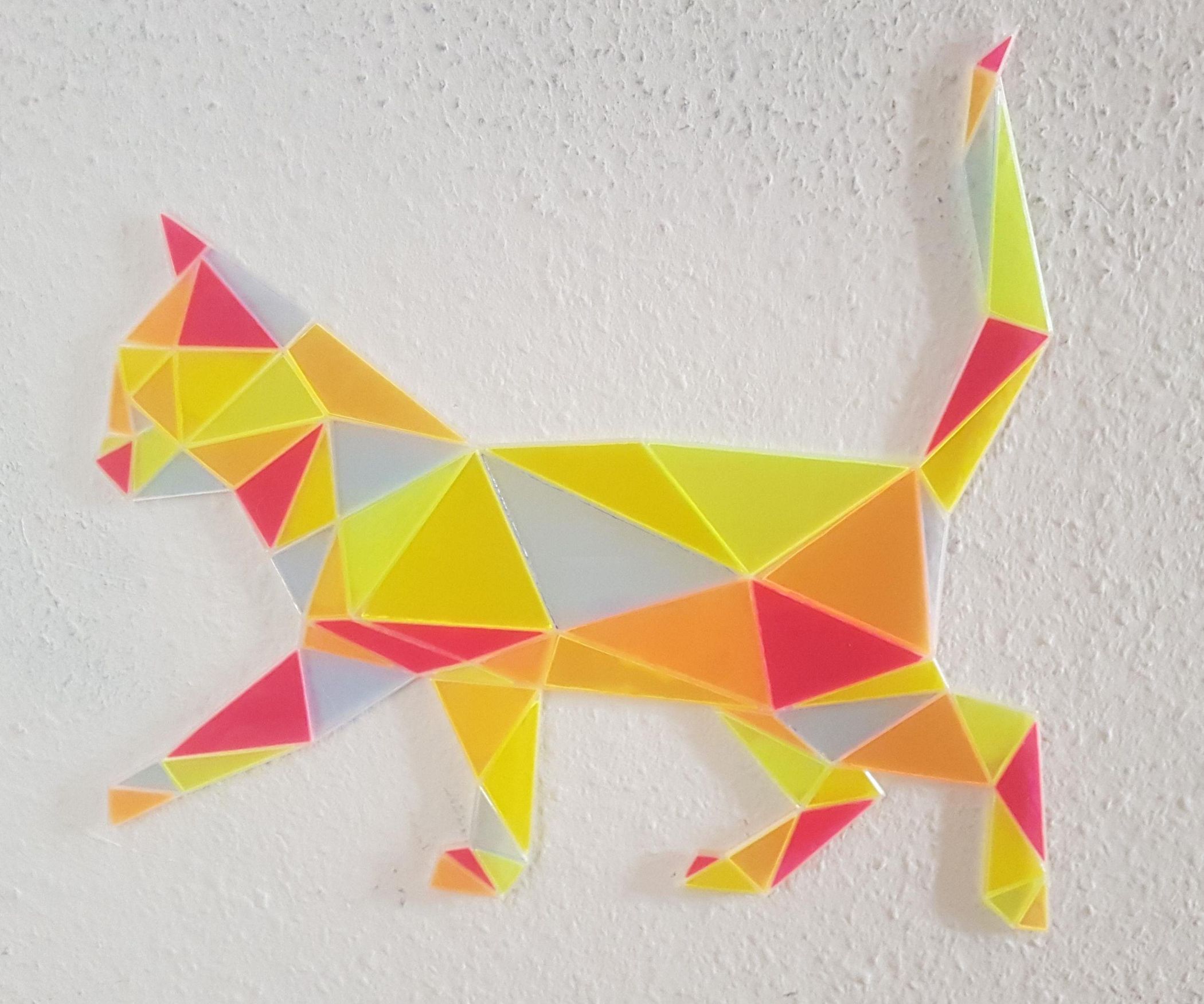 Polygon Cat With Acrylic : 12 Steps (with Pictures) - Instructables