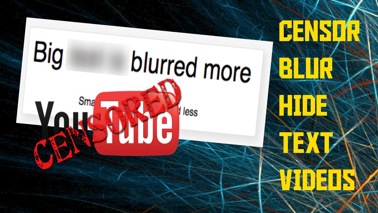 How to Blur / Hide Text - Windows Movie Maker - Instructables