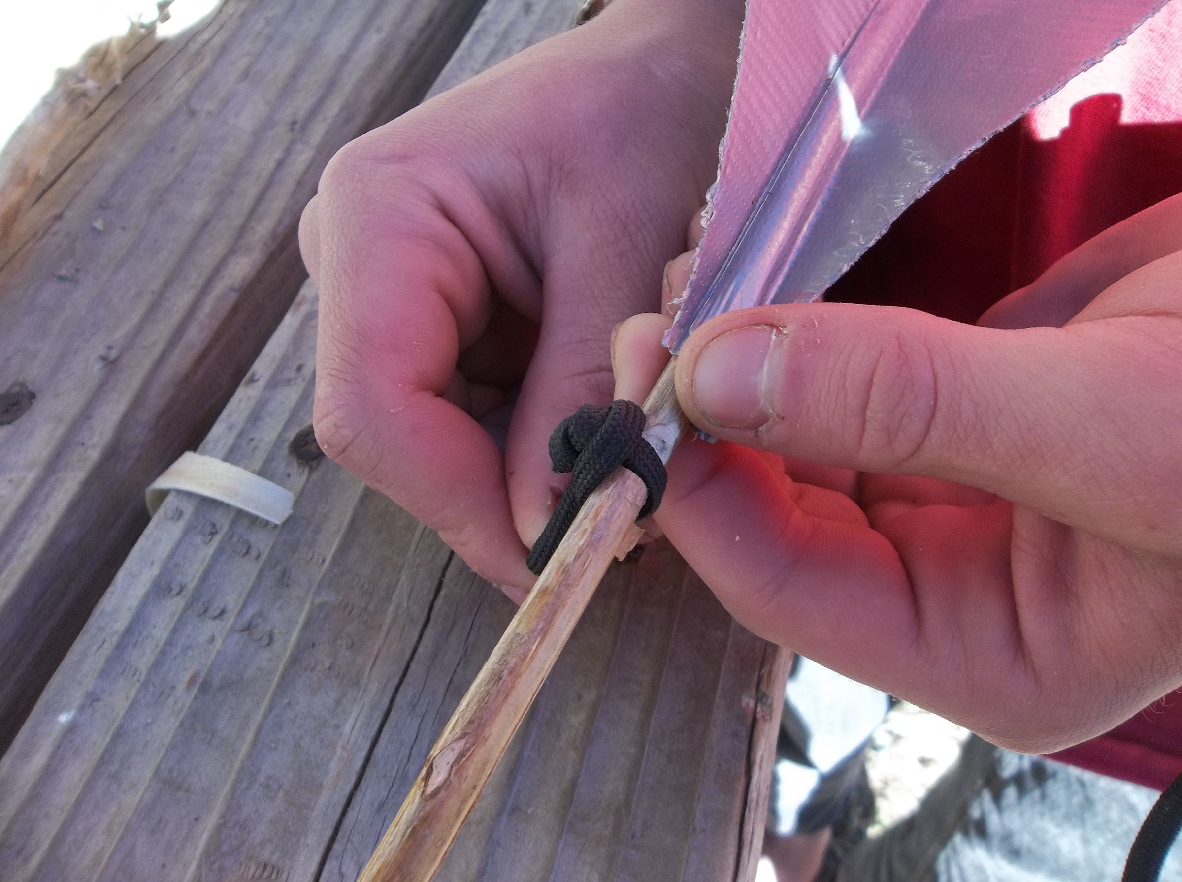 The Pathfinder Dart- Atlatl Using String(With Duct Tape Fletching) : 6 ...