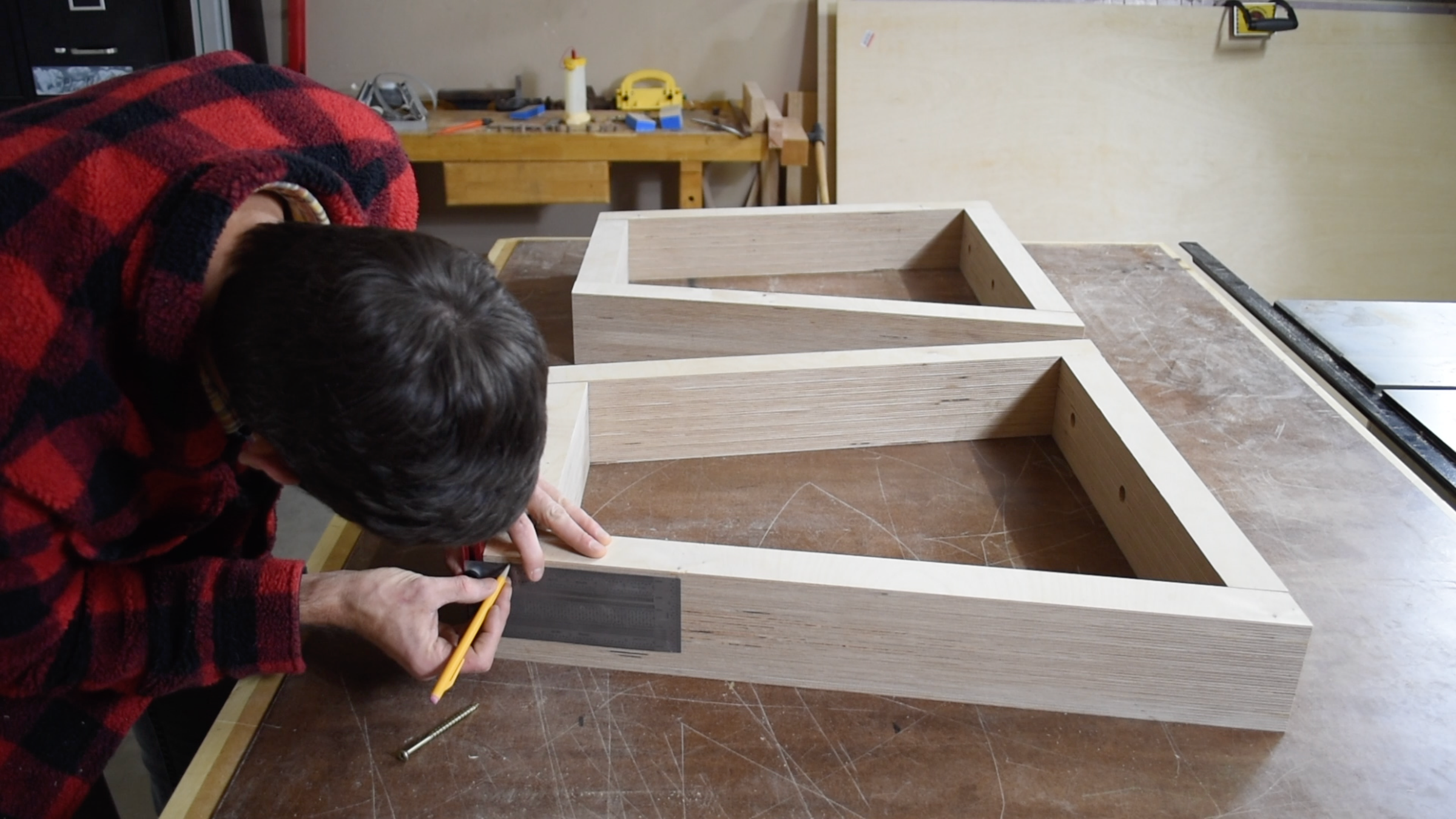 Making High End Furniture From Plywood - DIY Modern Dining Table : 6 ...