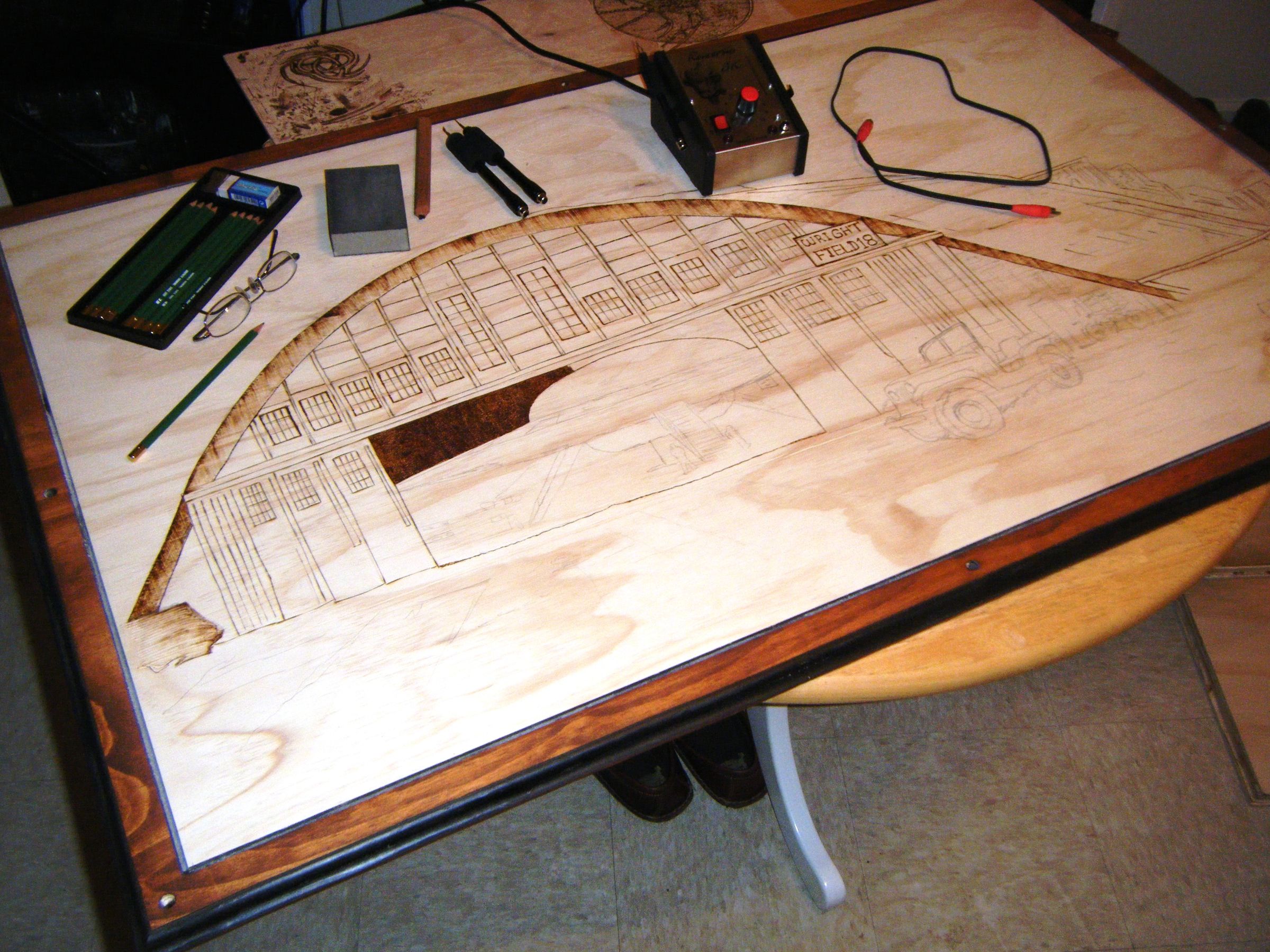 Architectural Mural Pyrography : 4 Steps (with Pictures) - Instructables