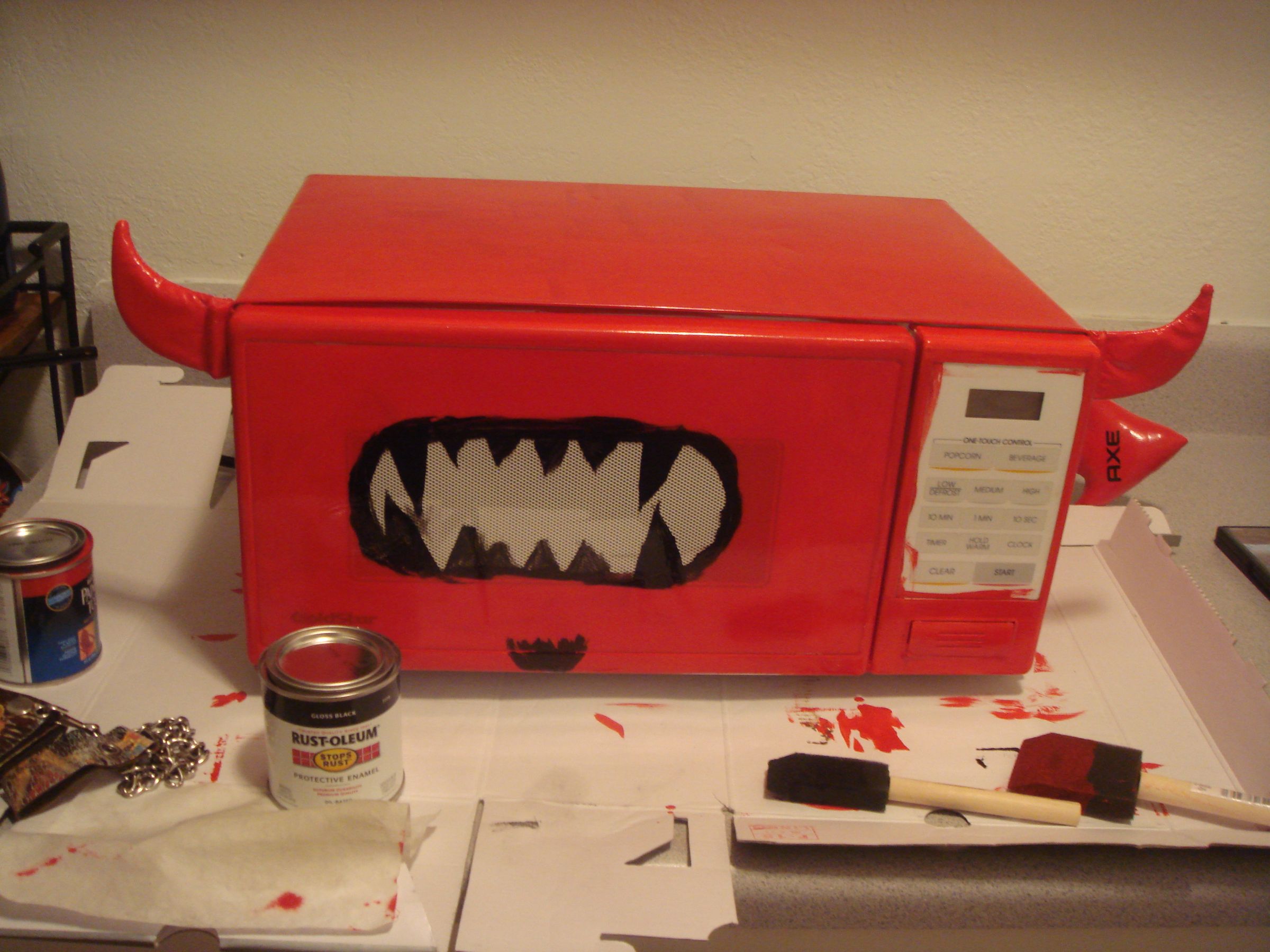 How to Make Your Microwave a Devil! : 4 Steps - Instructables