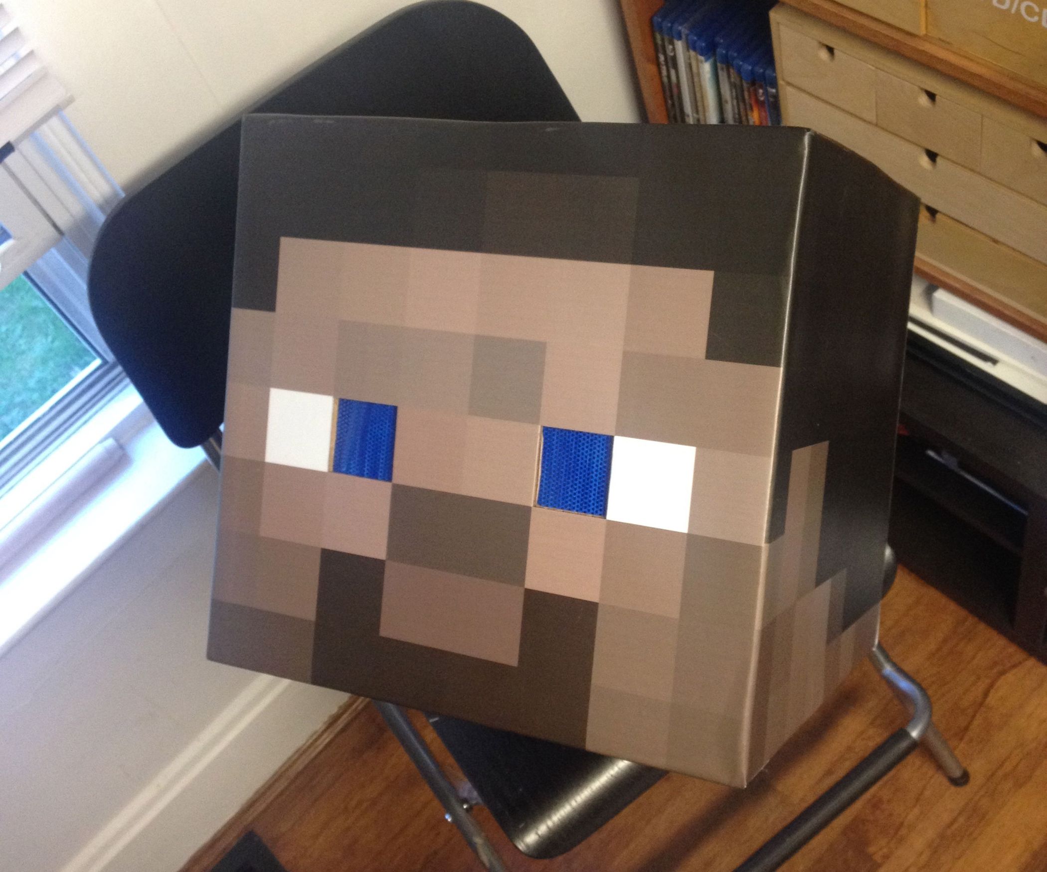 Minecraft Steve Stable Head Build : 10 Steps - Instructables