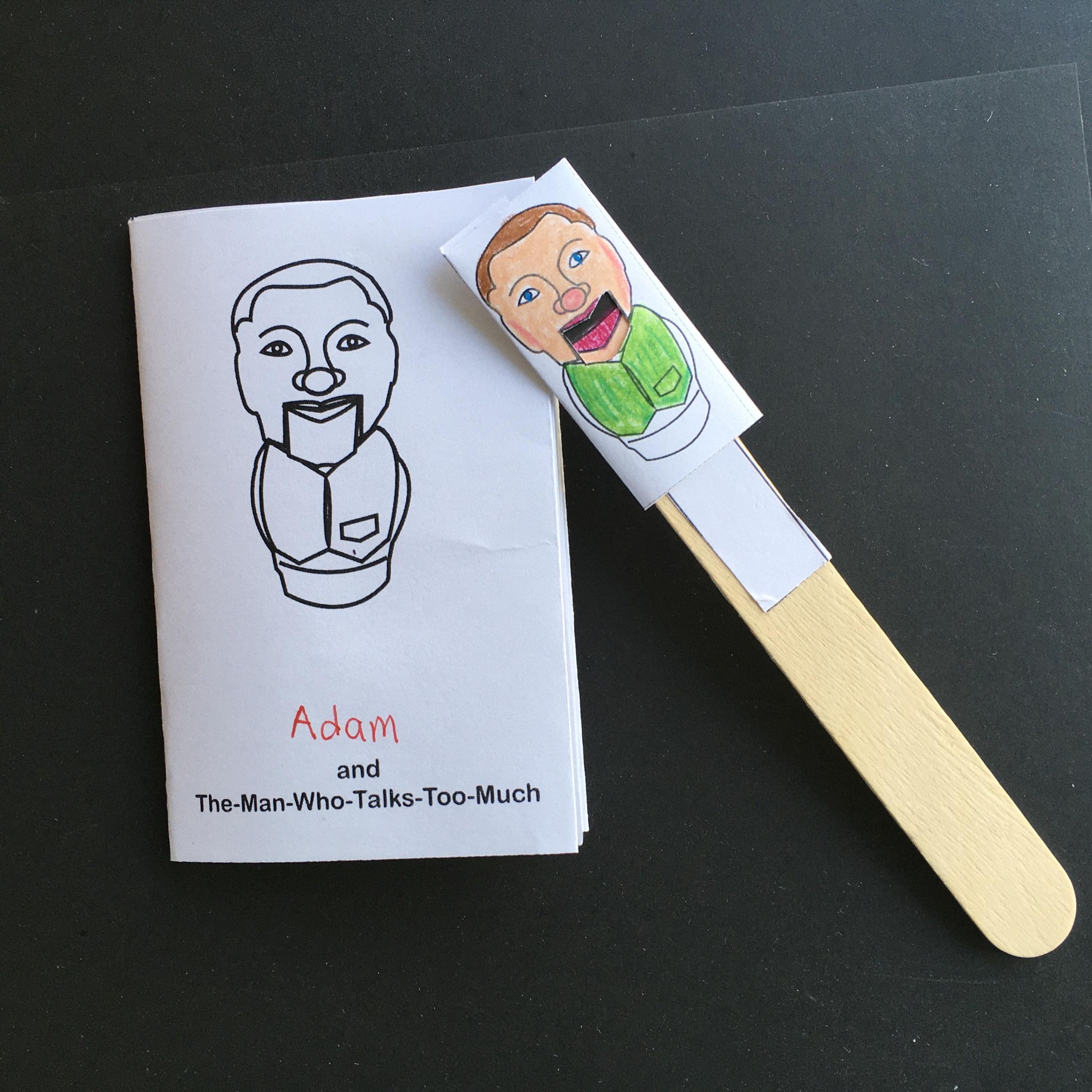 Personalized Book and Puppet: "The-Man-Who-Talks-Too-Much" : 11 Steps ...