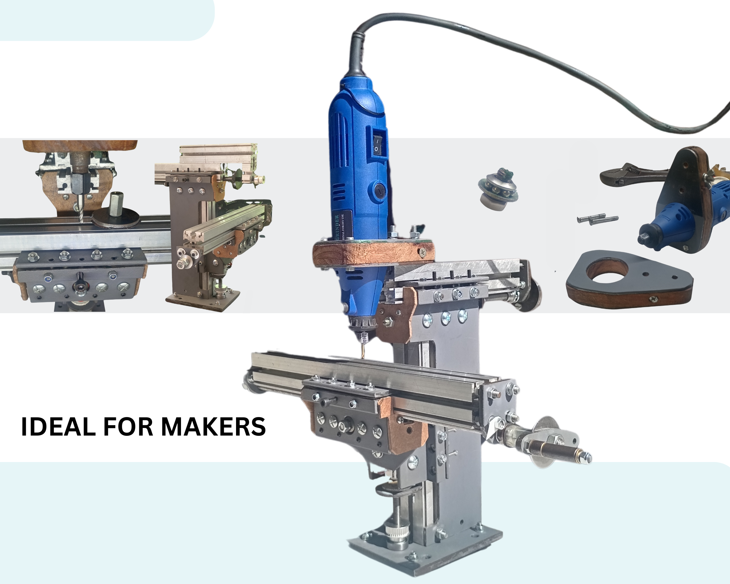 HOMEMADE BENCH TOP MILLING MACHINE : 9 Steps (with Pictures ...