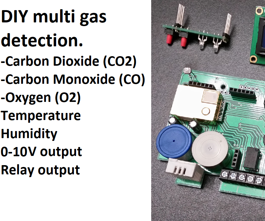 Air Quality Sensor. Carbon Dioxide, Carbon Monoxide, Oxygen ...