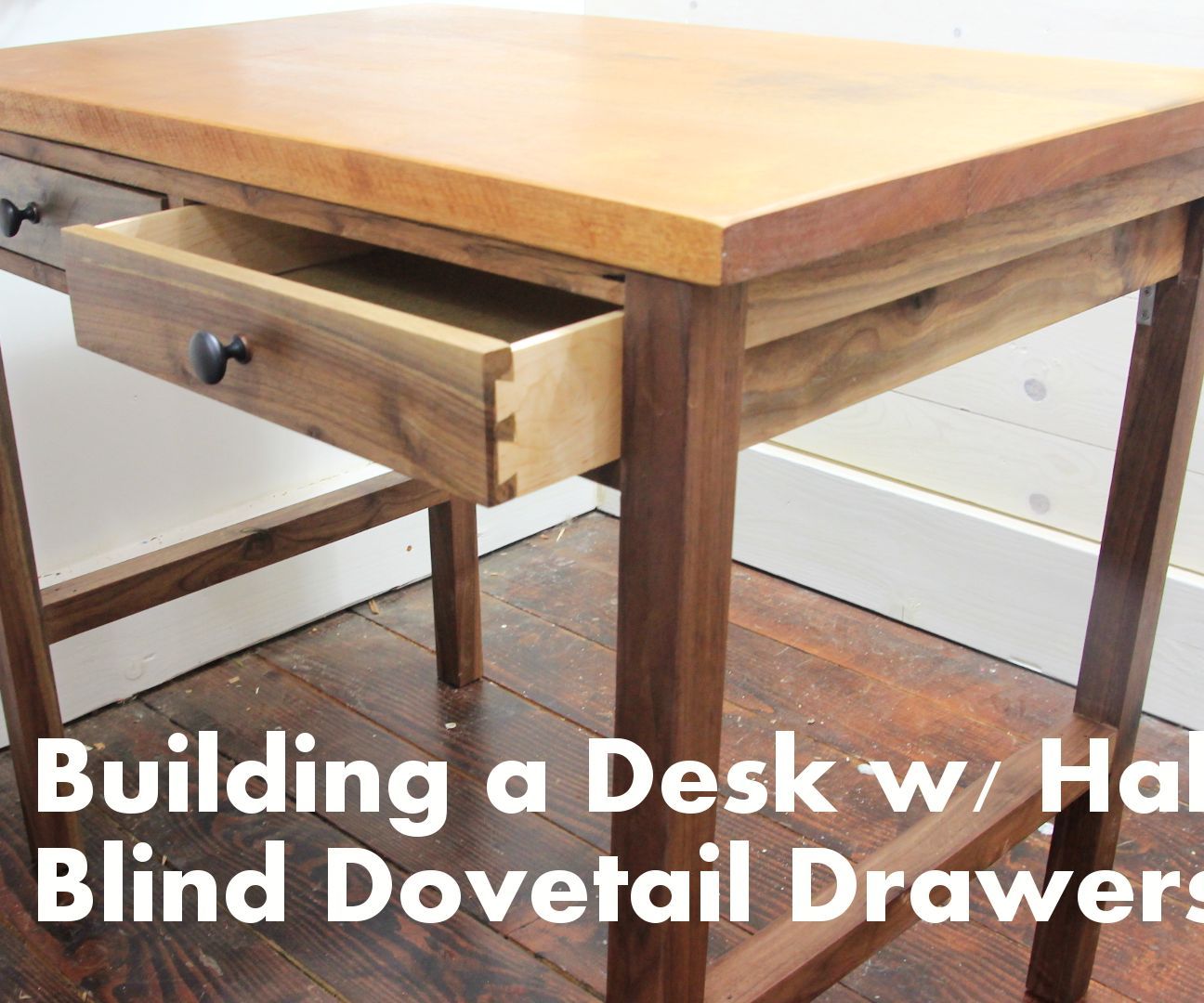 Building a Walnut Desk W/ a Mahogany Top : 8 Steps (with Pictures ...