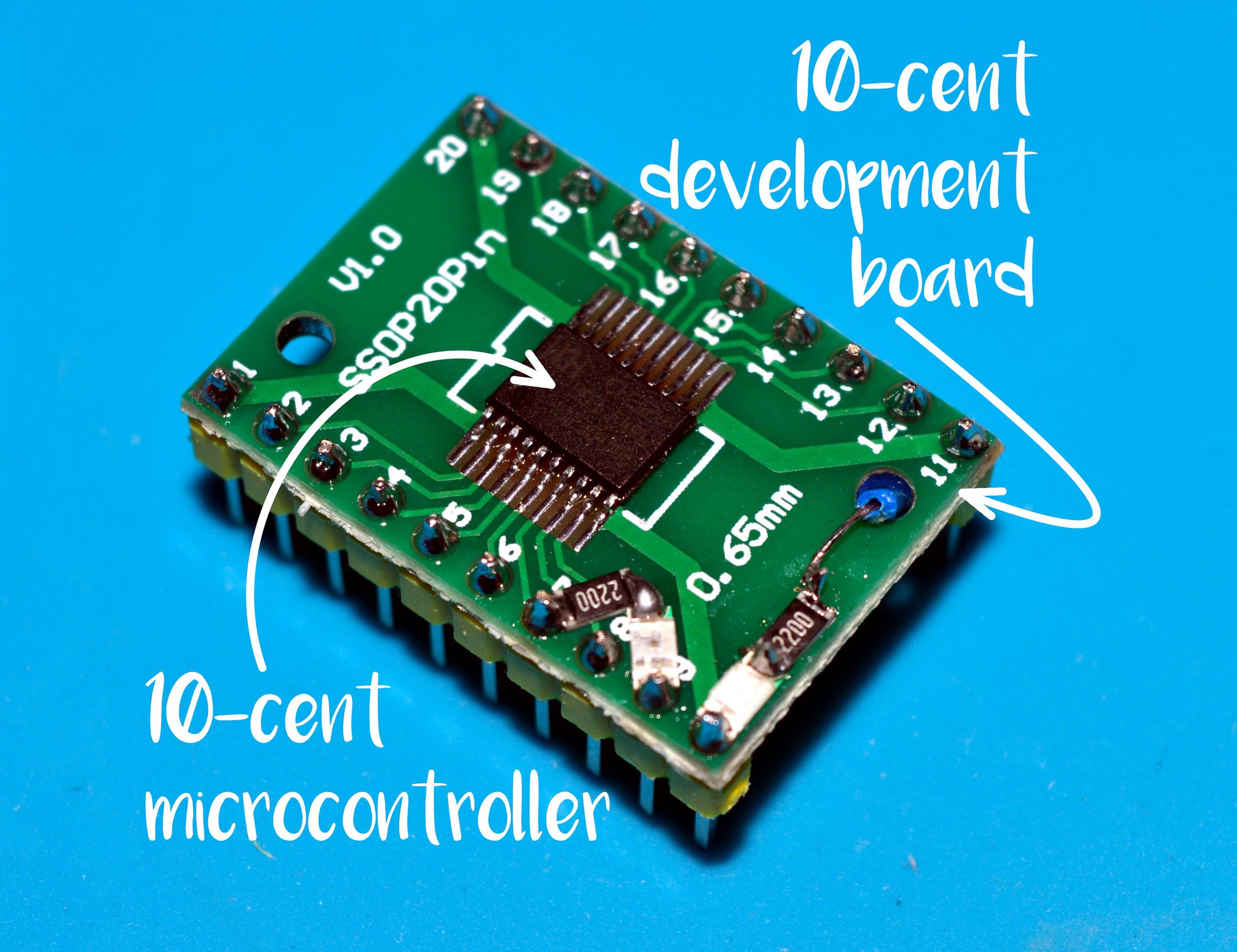 DIY CH32V003 Development Board: 10-Cent Devboard for 10-Cent RISC V MCU ...