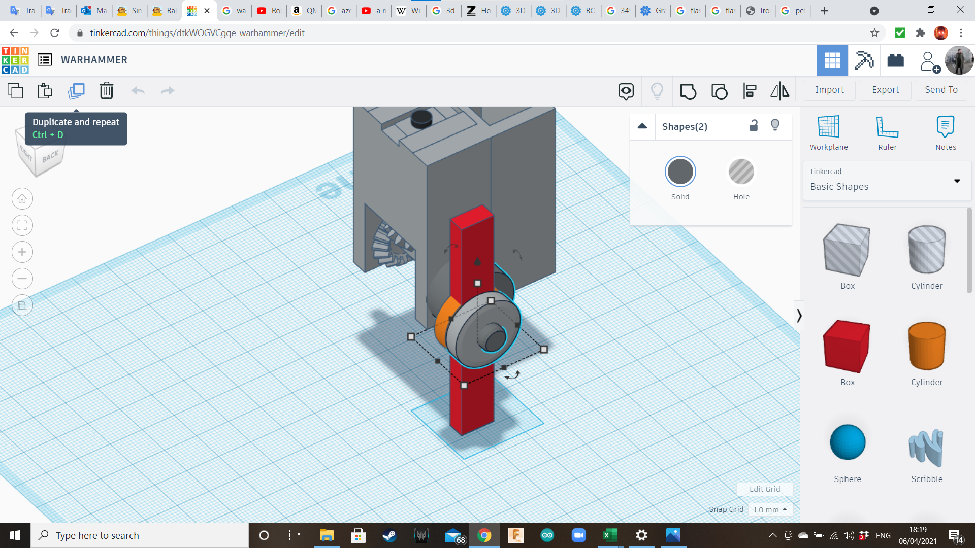 Tinkercad Robotics for (High) School: Walking Warhammer 40K's ...