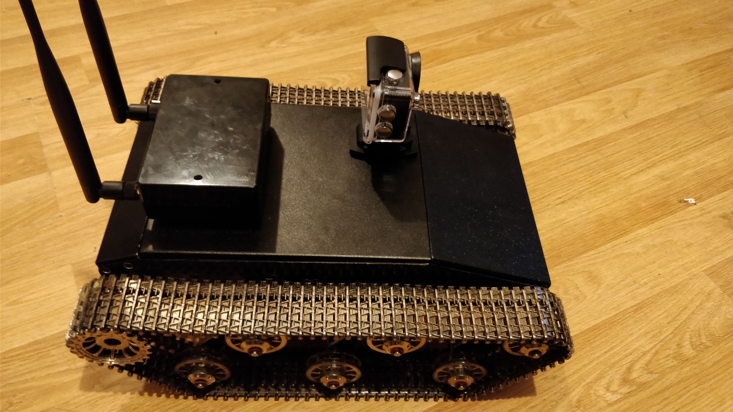 Rugged Remote Tracked Chassis Surveillance Bot : 7 Steps (with Pictures ...