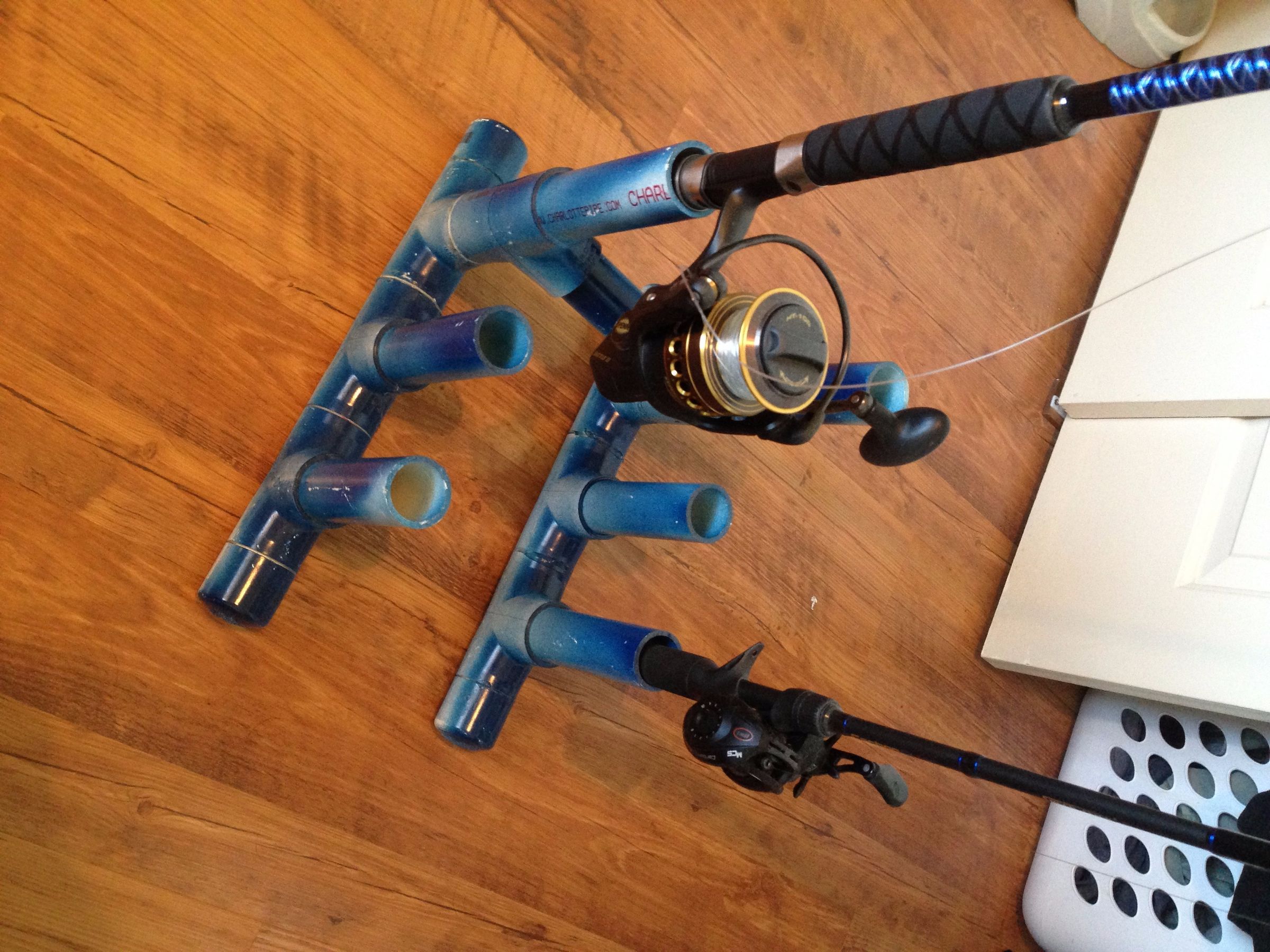 How to Make a Simple Collapsible PVC Fishing Rod Holder - Instructables
