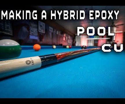 How to Make a Custom Hybrid Epoxy Pool Cue Using a Wood Lathe : 19 ...