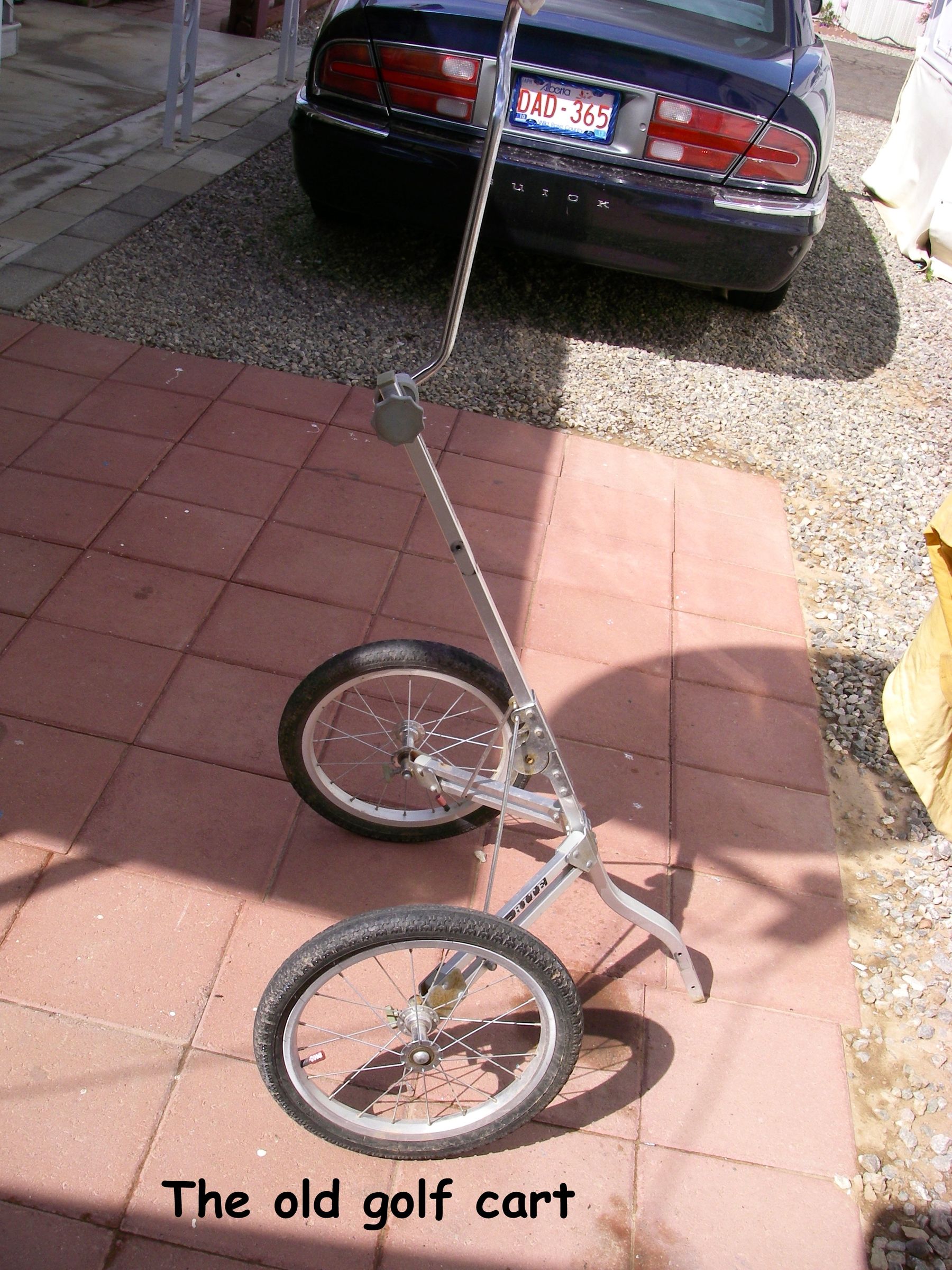 BICYCLE UTILITY CART FROM OLD GOLF PULL CART (with Pictures ...