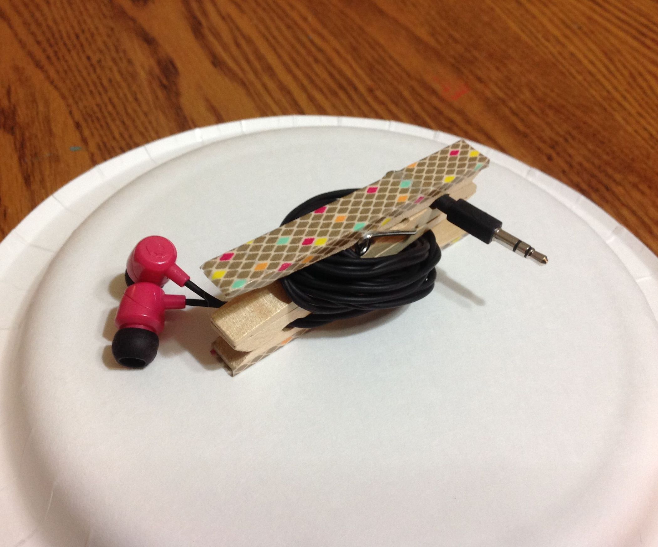 DIY Clothes Peg Cable Tidy : 5 Steps - Instructables