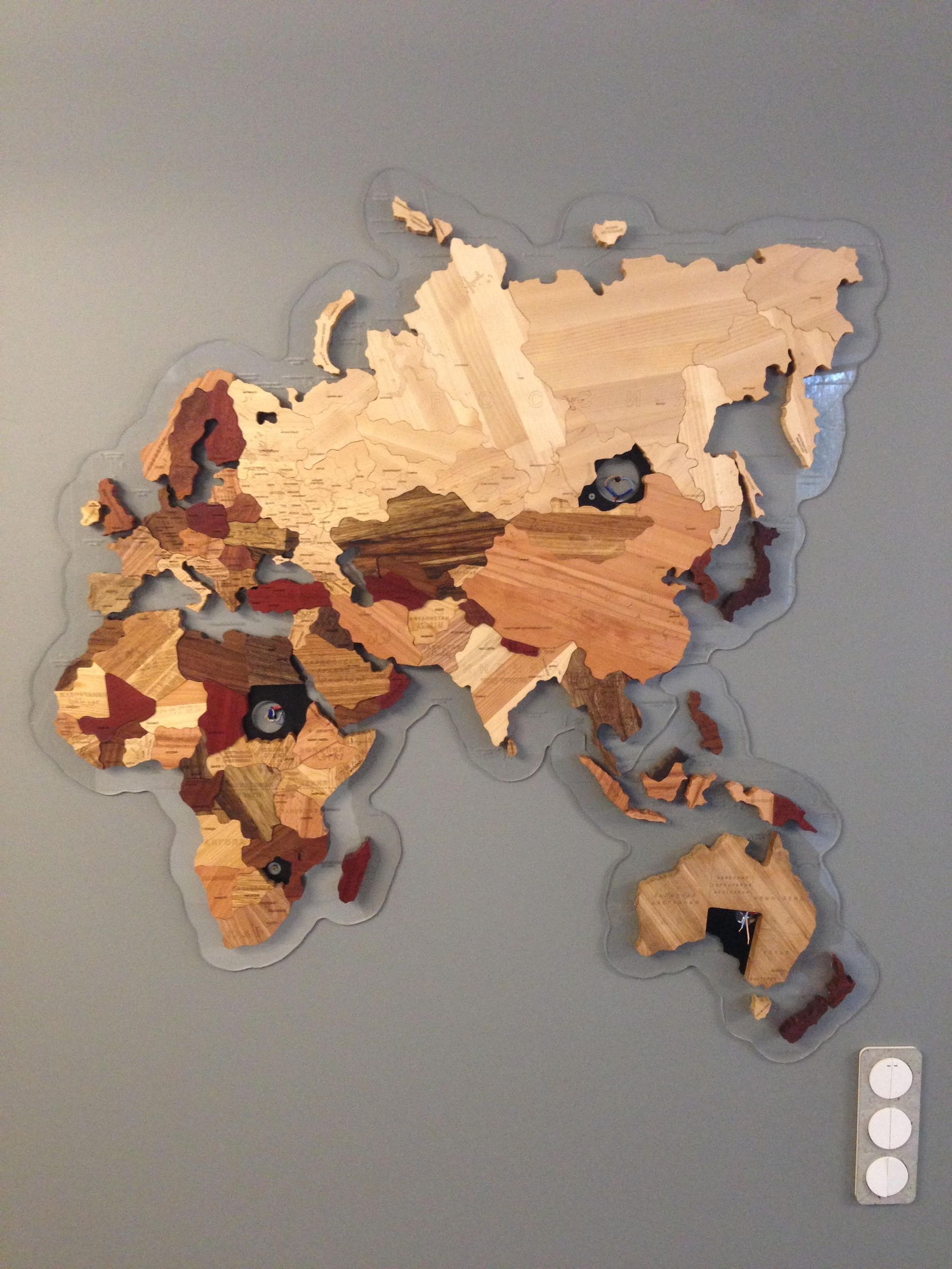 Wooden World Map. : 11 Steps - Instructables