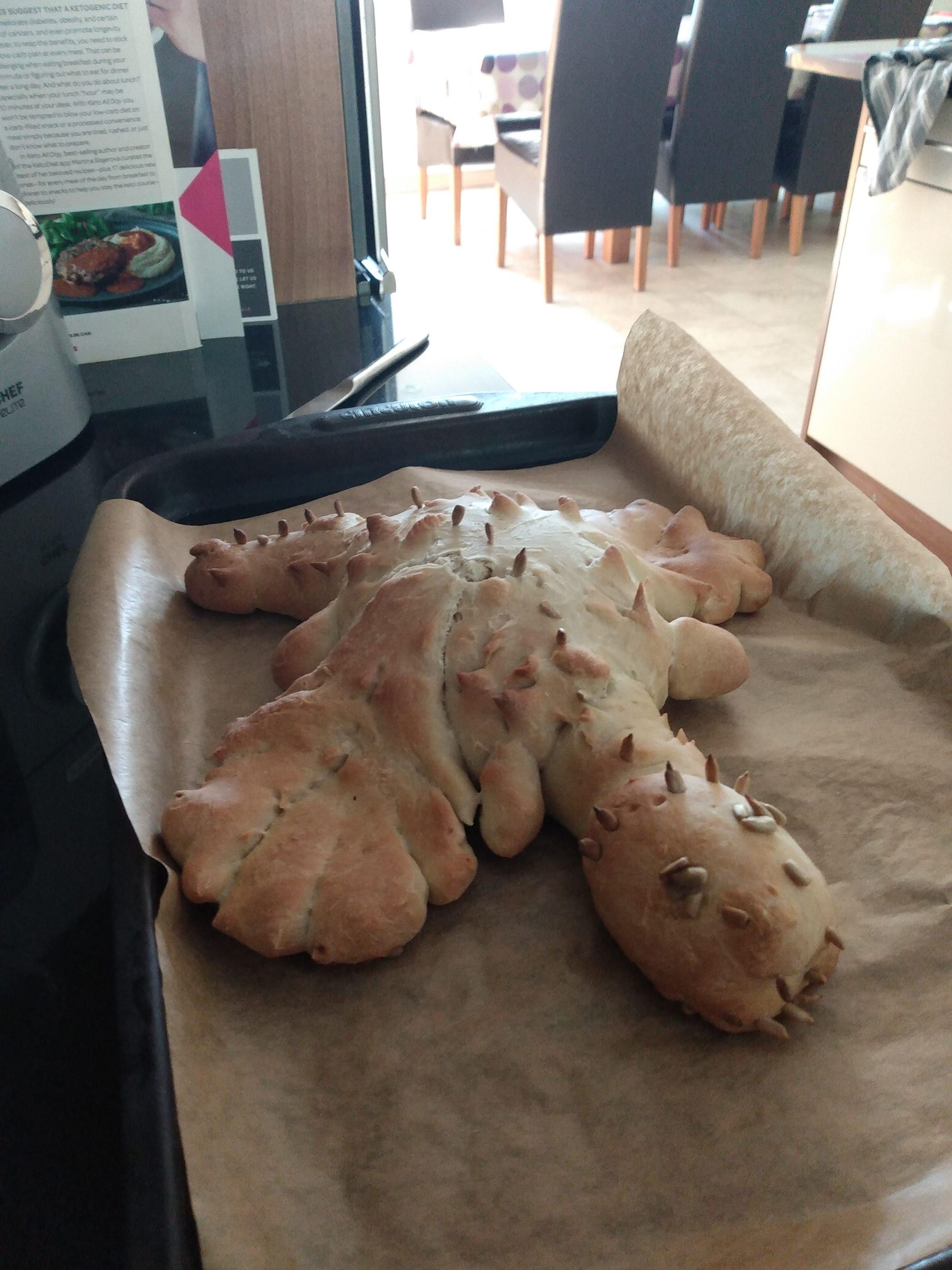 Sleeping Bread Dragon : 5 Steps - Instructables