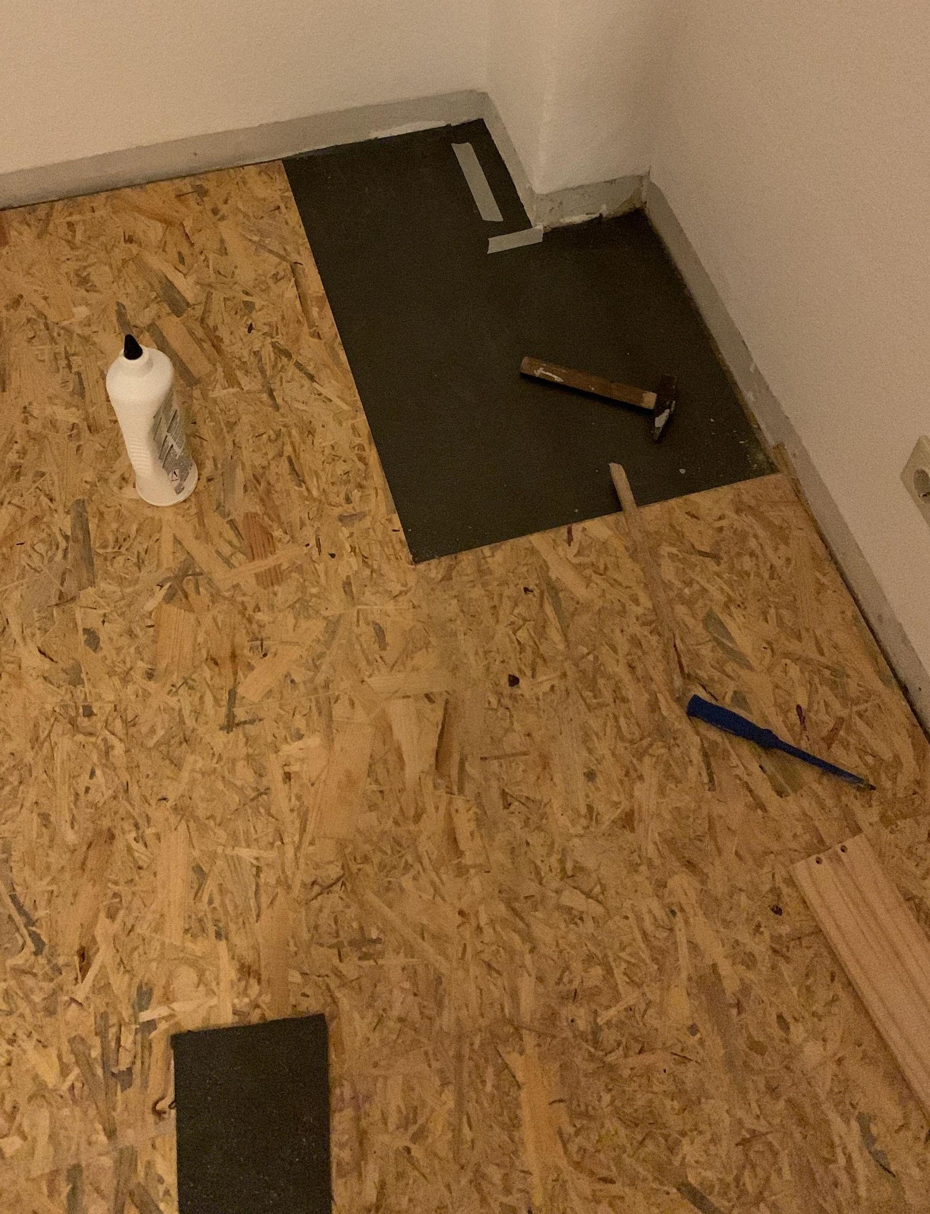 Home Office Floor Makeover With OSB 3 Panels : 7 Steps (with Pictures ...