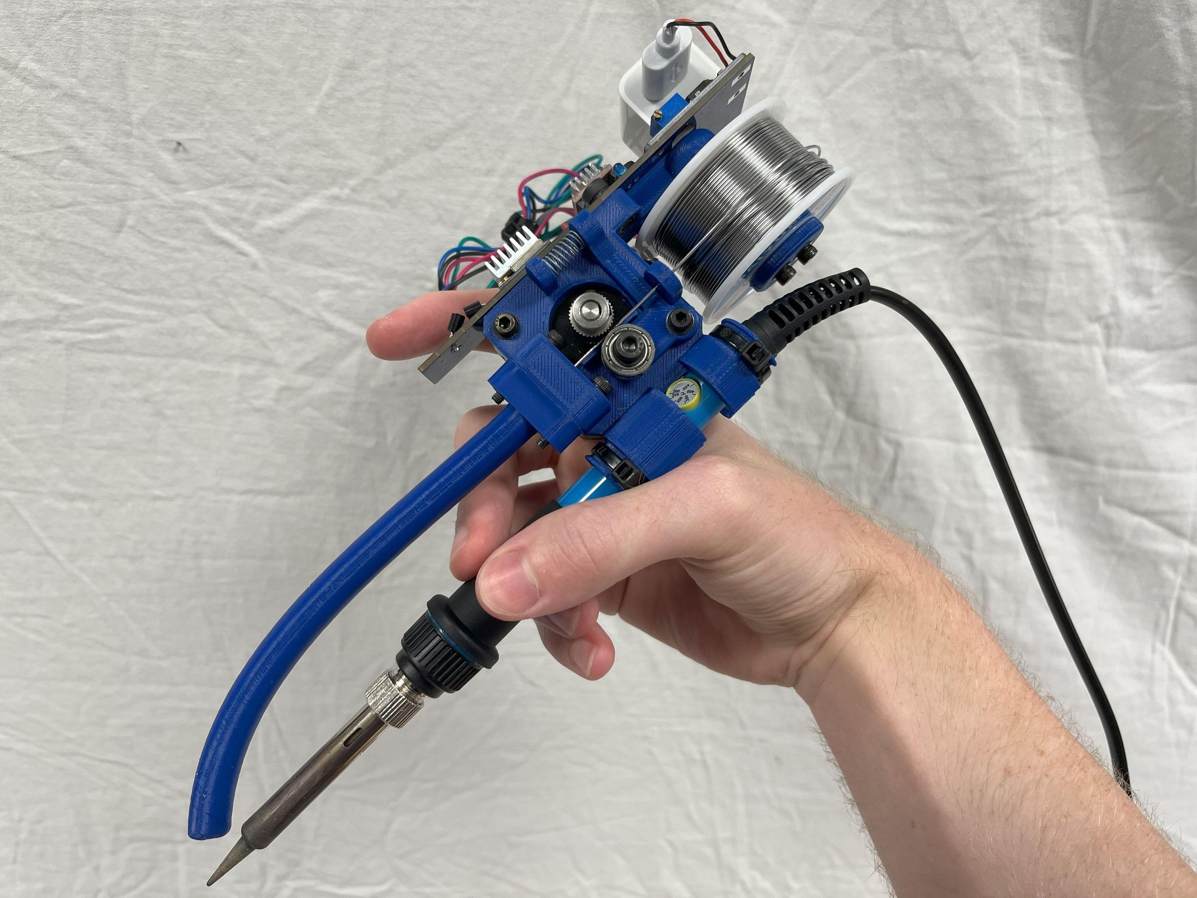Build a One-Handed Soldering Tool | Effortless Soldering With Only One ...