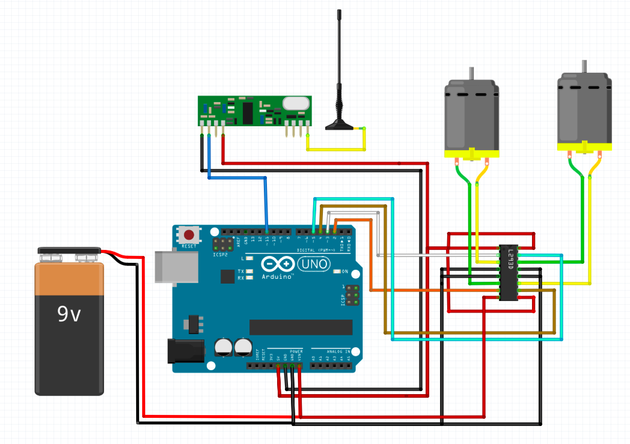 Wireless Arduino Robot Controlled by PC : 4 Steps - Instructables