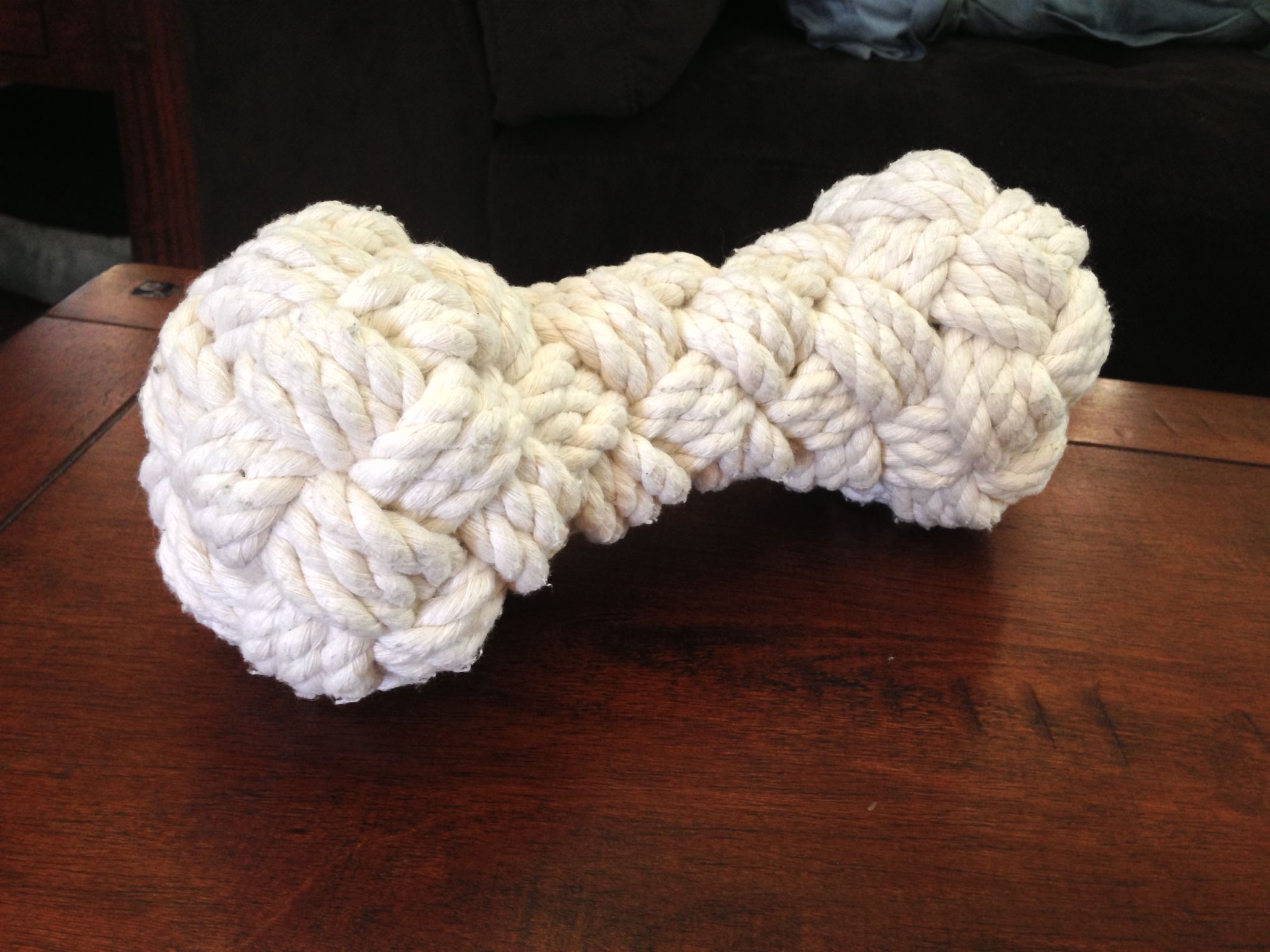 How to Make a Woven Rope Bone Dog Toy : 8 Steps (with Pictures ...