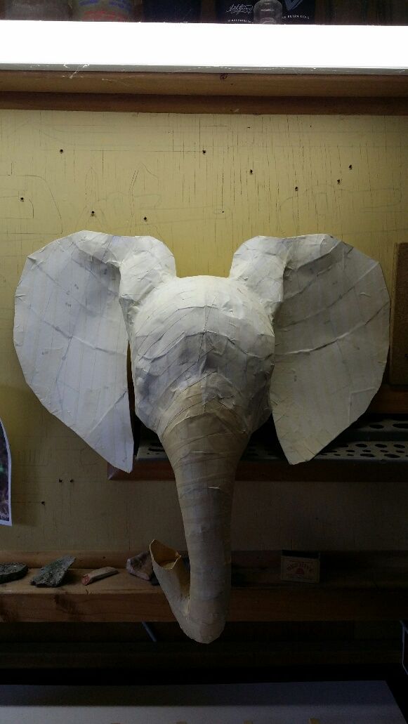 Elephant Mask Cardboard