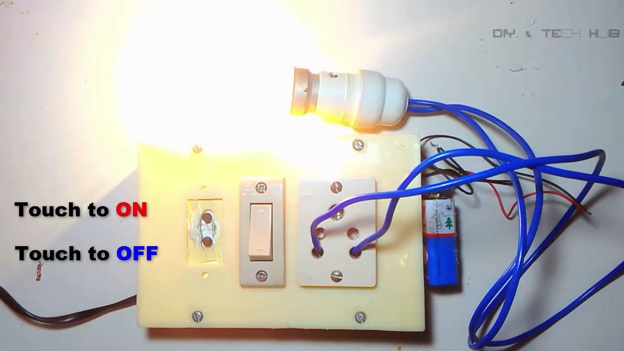Simple Touch Sensor Switch Board : 4 Steps - Instructables