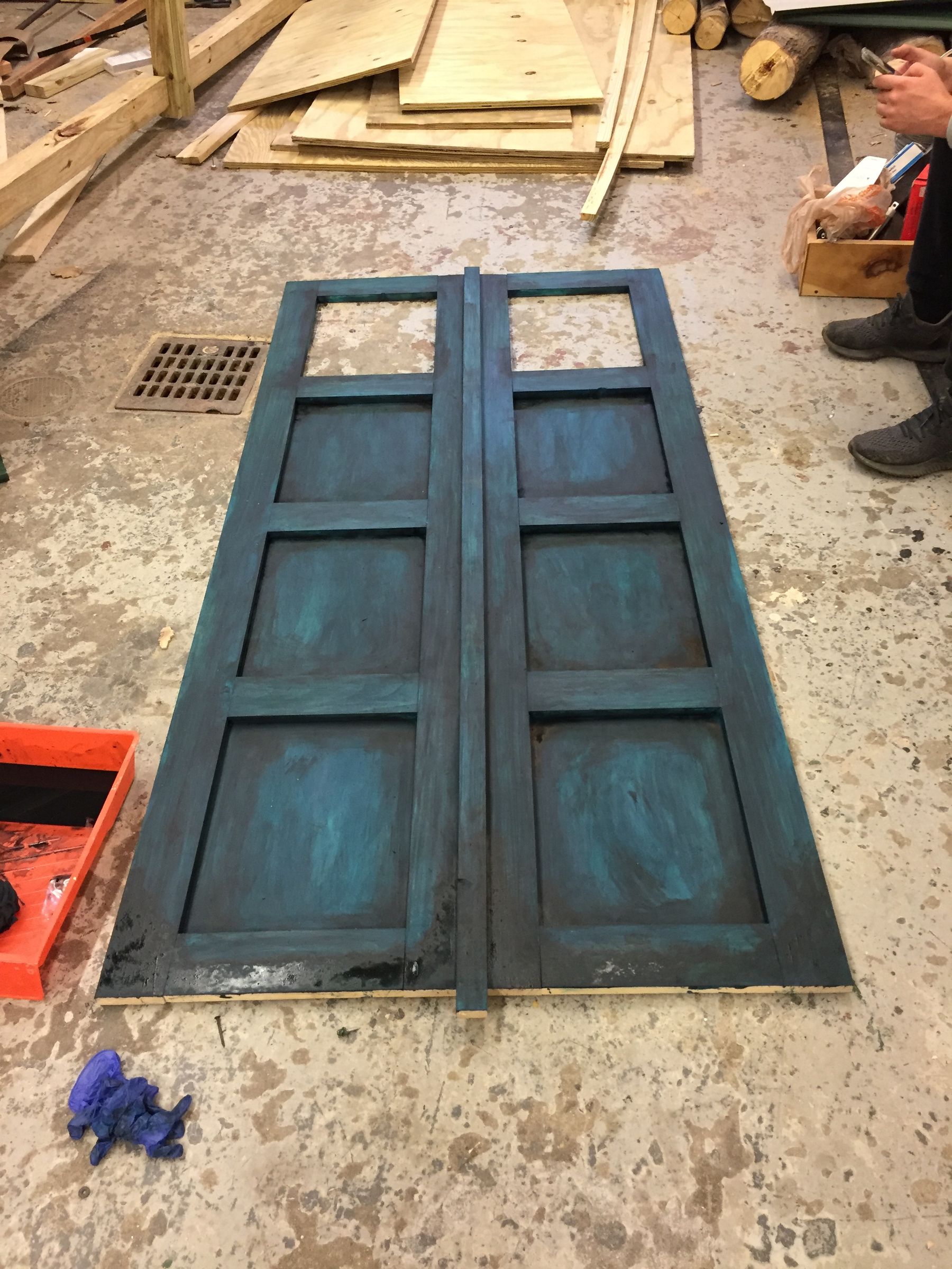 Full Scale TARDIS Shed/Storage Build! : 13 Steps (with Pictures ...