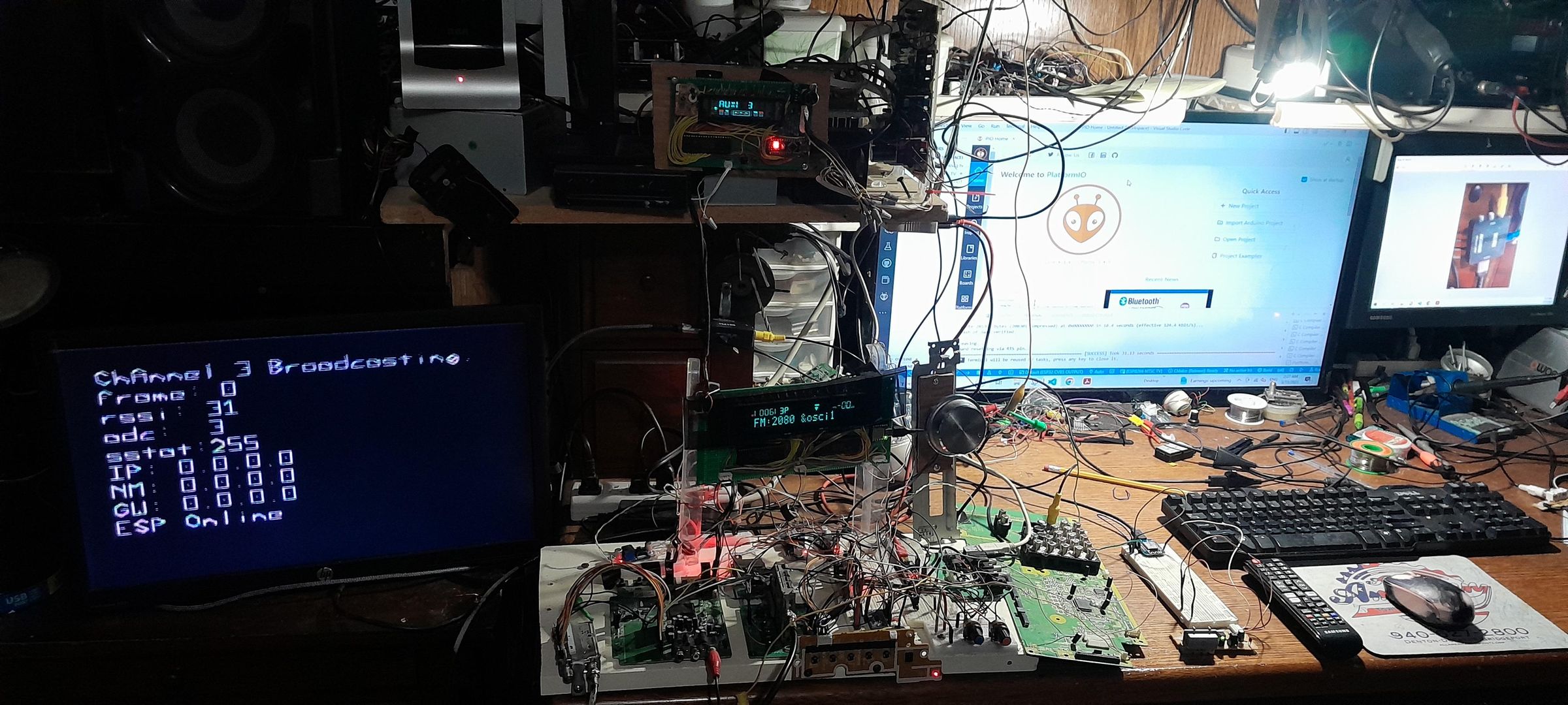 ESP8266 NTSC Analog TV Broadcast on Channel 3 : 3 Steps (with Pictures ...