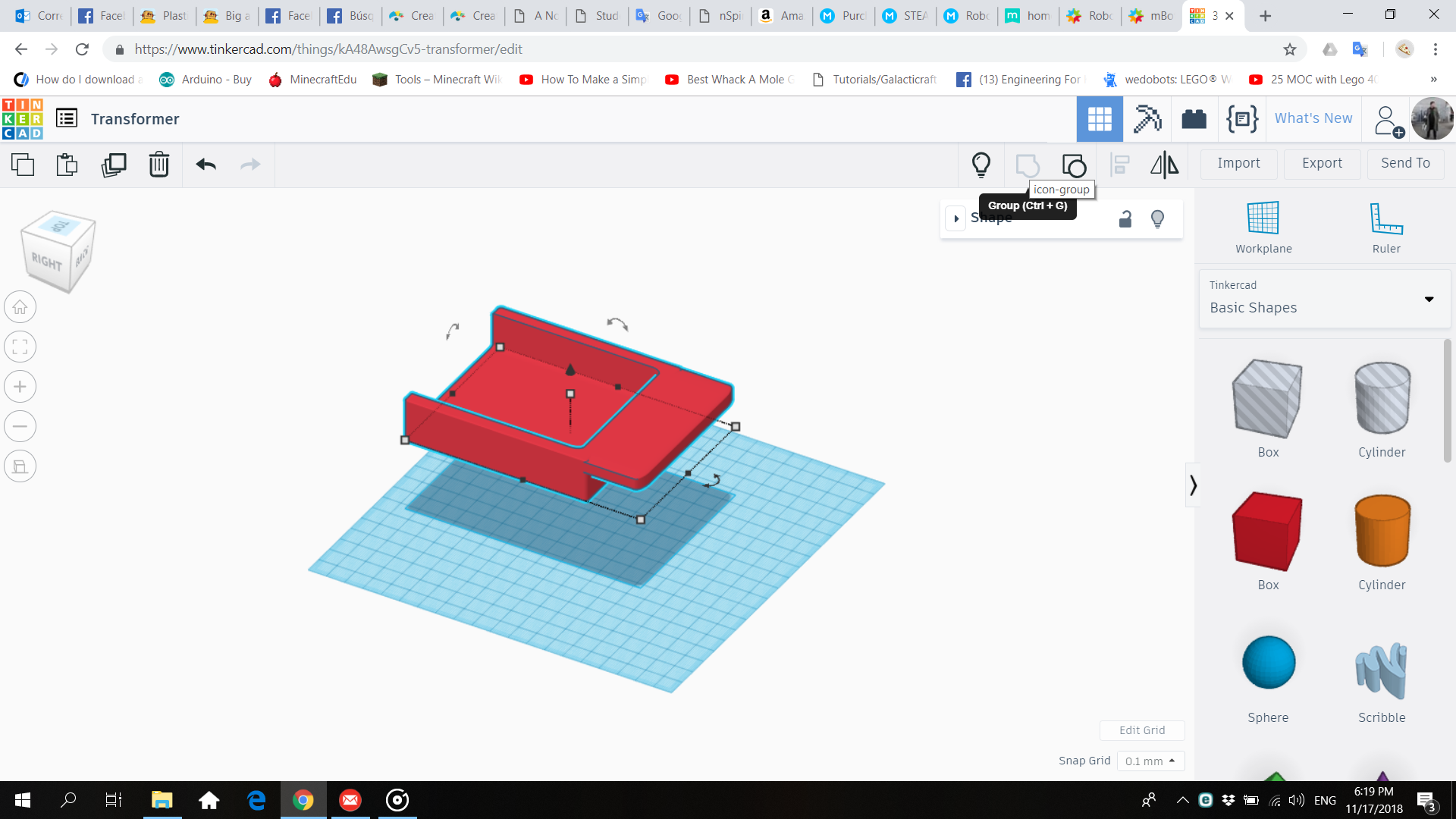 Creating a Transformer With Tinkercad : 15 Steps (with Pictures ...