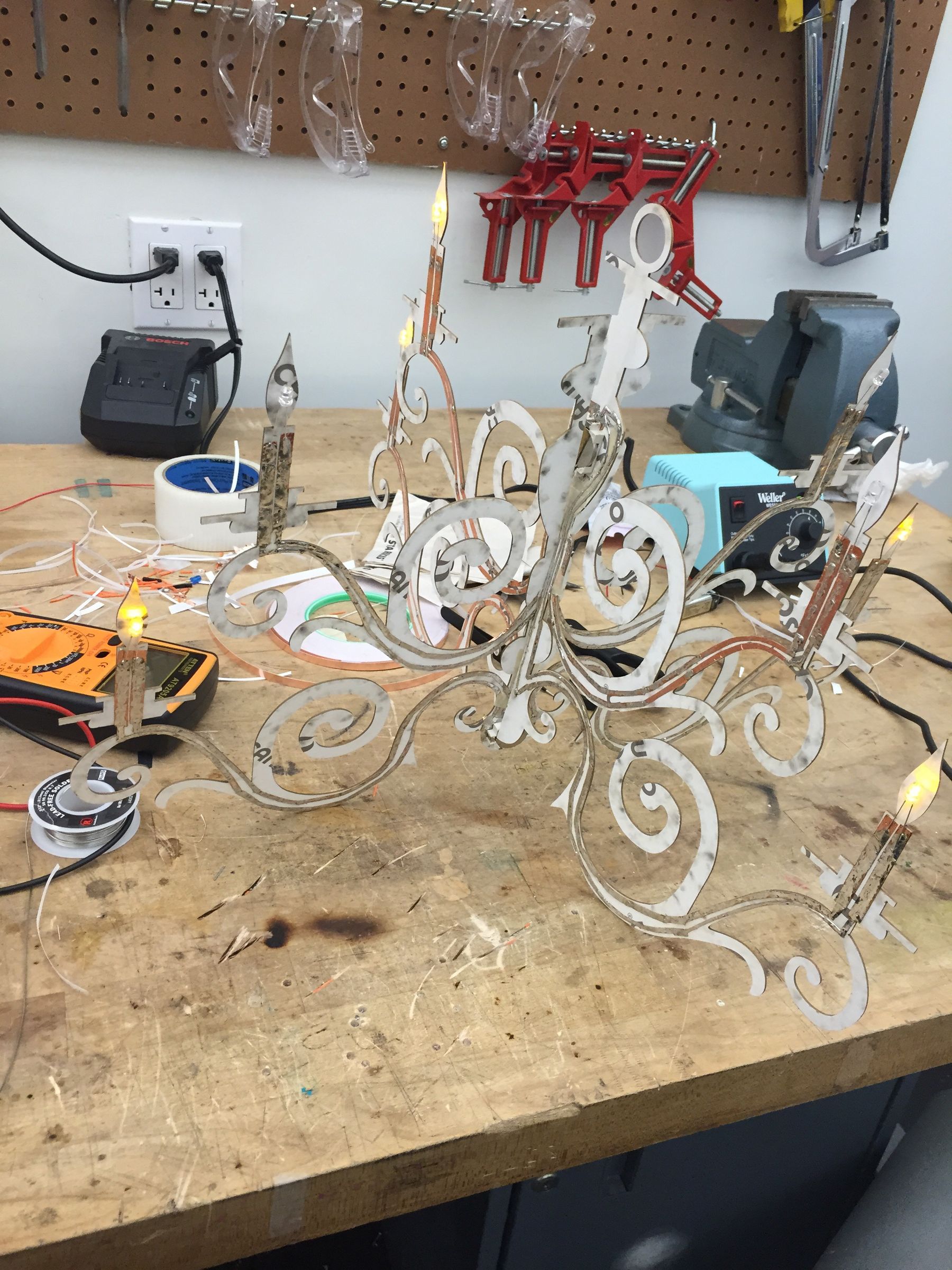 LED Paper Chandelier : 8 Steps (with Pictures) - Instructables