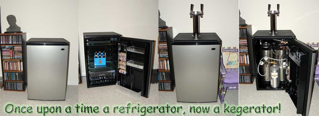 How to Build a Kegerator Kit or Homebrew Kegerator From a Sanyo Mini ...