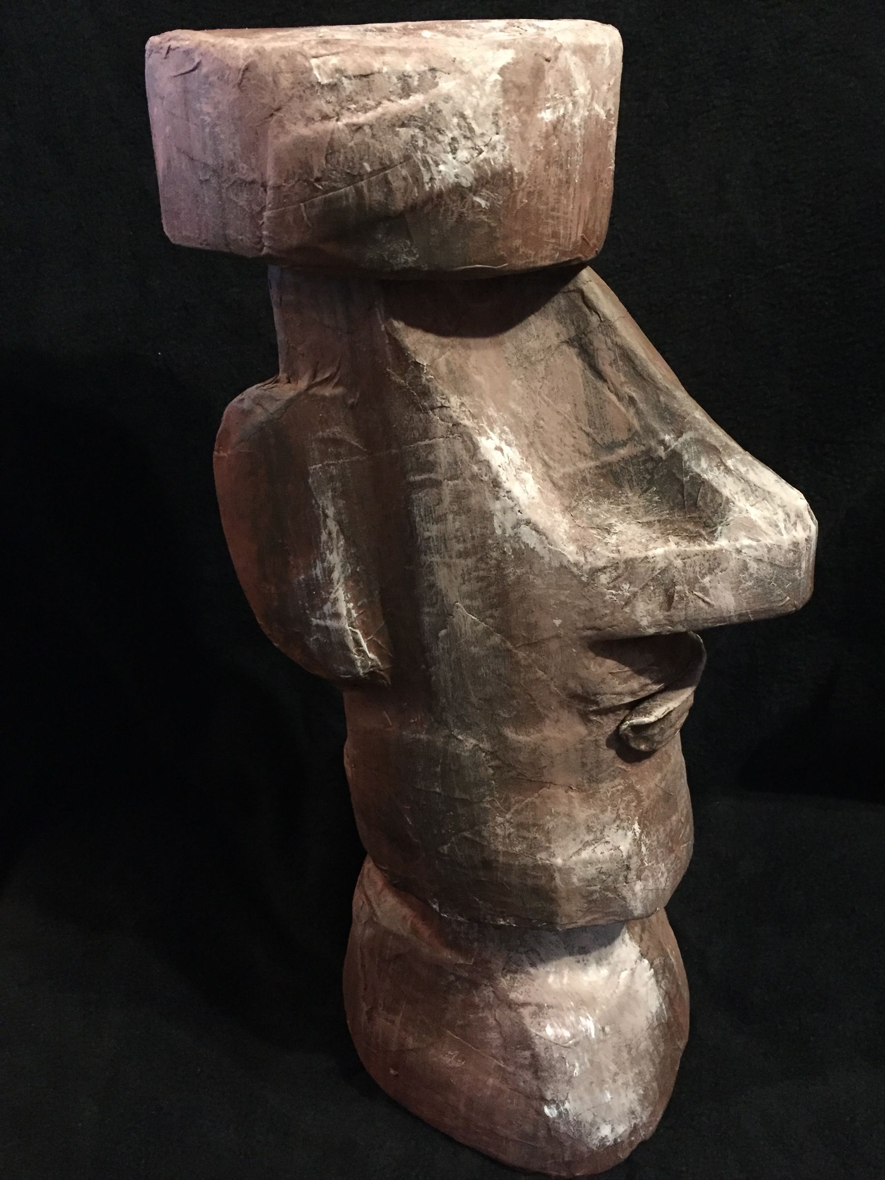 Moai Easter Island Statue Puppet : 4 Steps (with Pictures) - Instructables