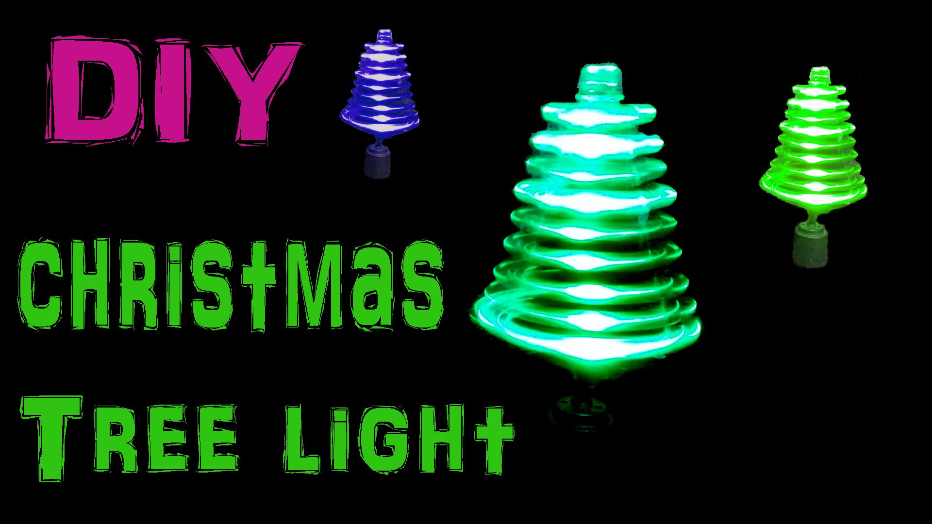 Make Rotating Christmas Tree Light Using LED's and Toy Motor : 7 Steps ...