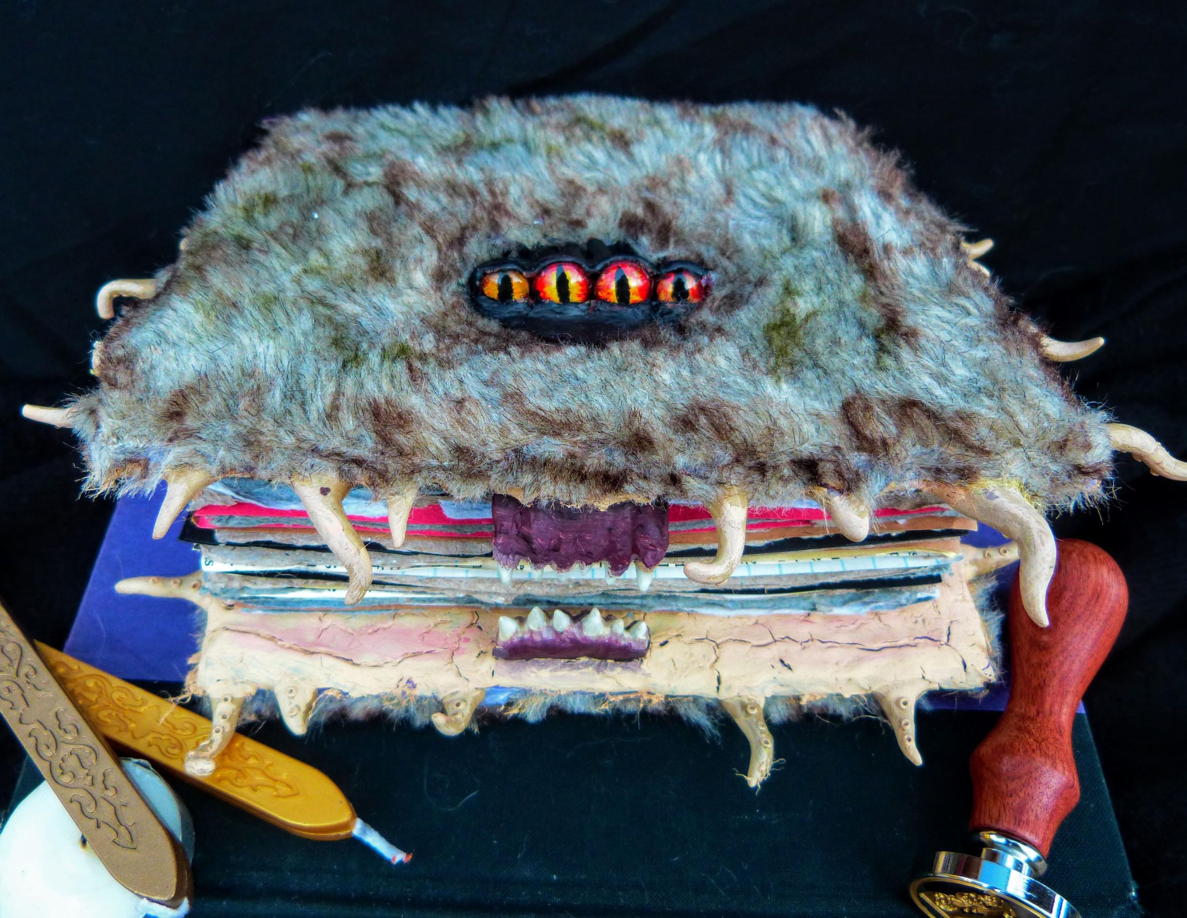 DIY Monster Book of Monsters Journal From Harry Potter : 8 Steps (with ...