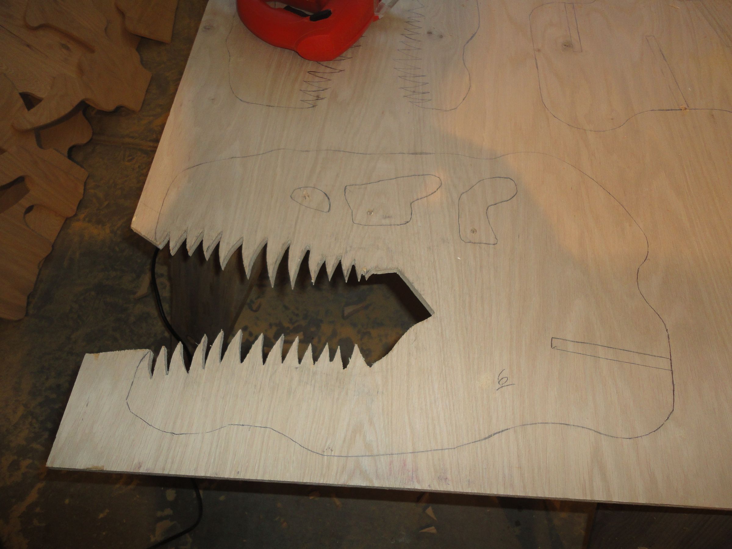 Build a 6'-0" Tall Wooden T-Rex Model : 7 Steps (with Pictures ...