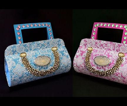 How to Make a Beautiful Handmade Bag Using Paper? : 6 Steps (with ...