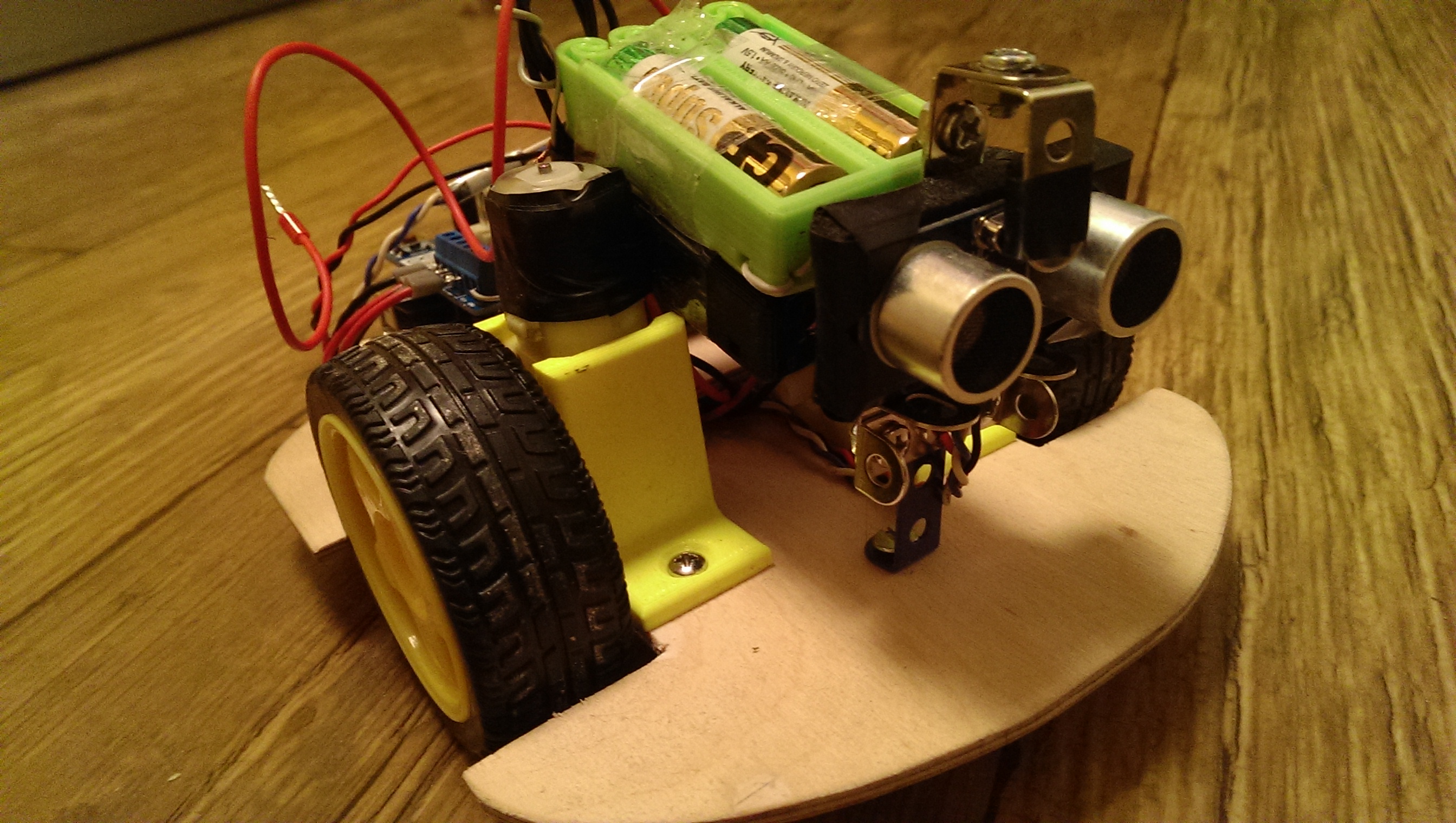 Arduino Wall Avoiding Robot : 9 Steps (with Pictures) - Instructables