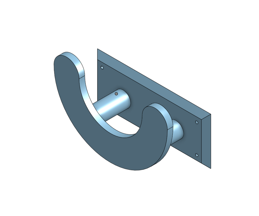 How to Make a Wall Hook in Onhshape (6 Steps) : 6 Steps - Instructables