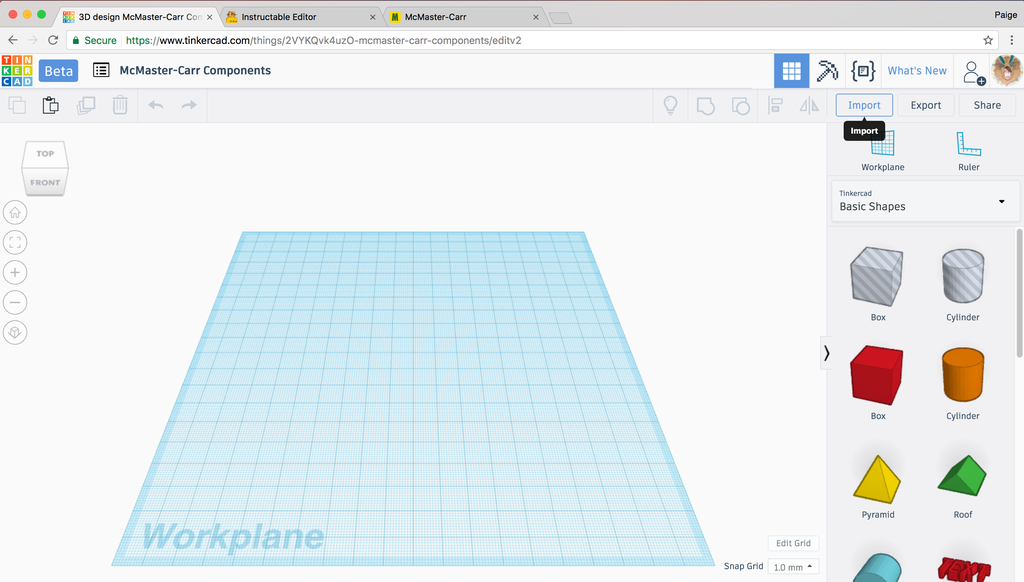 Import Mcmaster Carr Components Into Tinkercad 4 Steps With Pictures