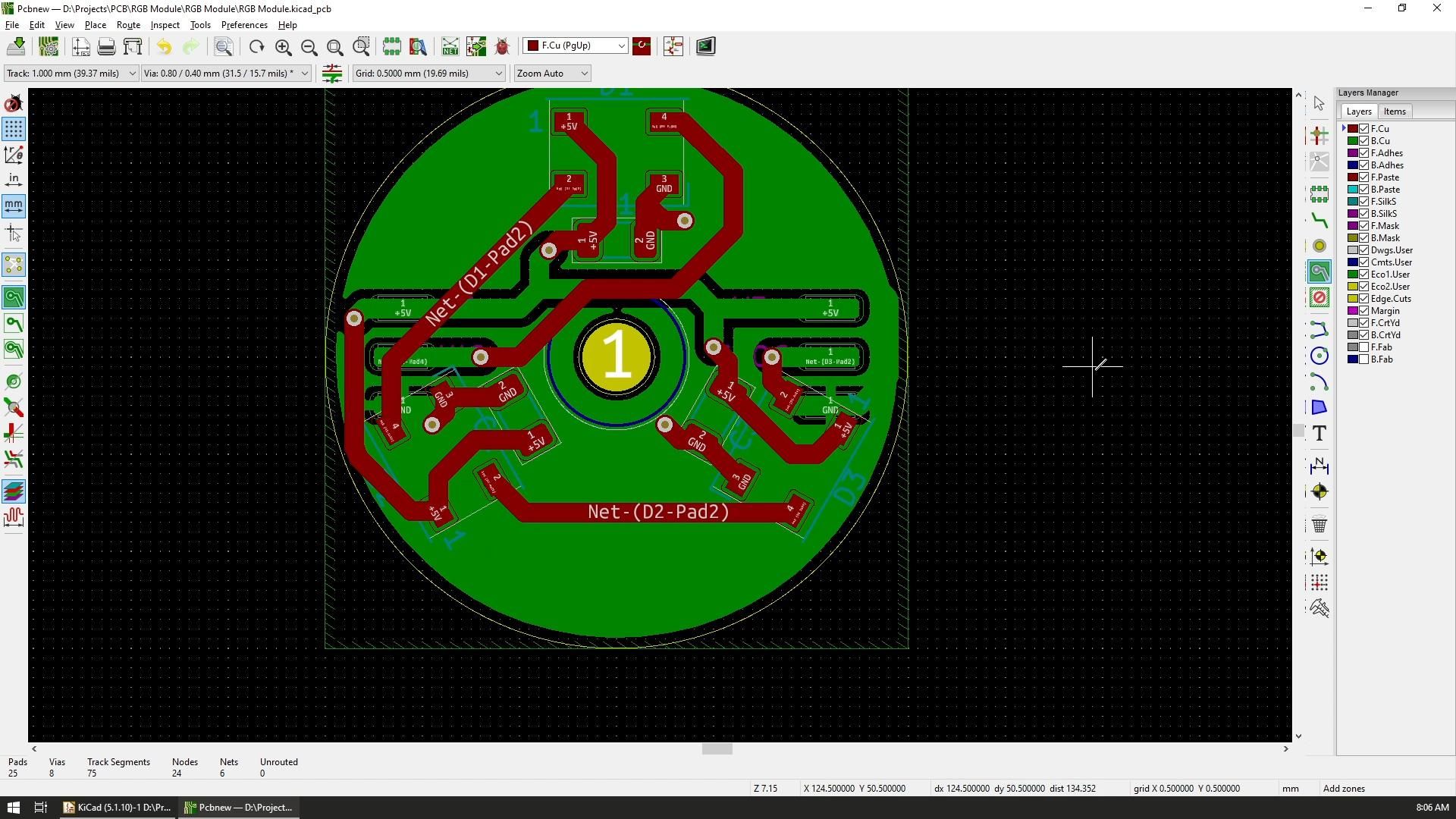 Design a PCB for the Very First Time in KiCad : 9 Steps (with Pictures ...