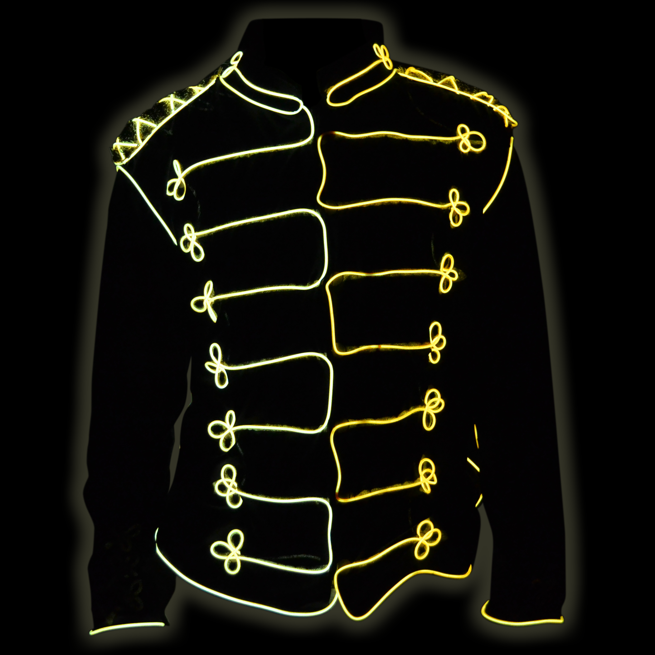 EZ-EL Wire Michael Jackson Costume! Step-By-Step Tutorial : 4 Steps (with Pictures) - Instructables