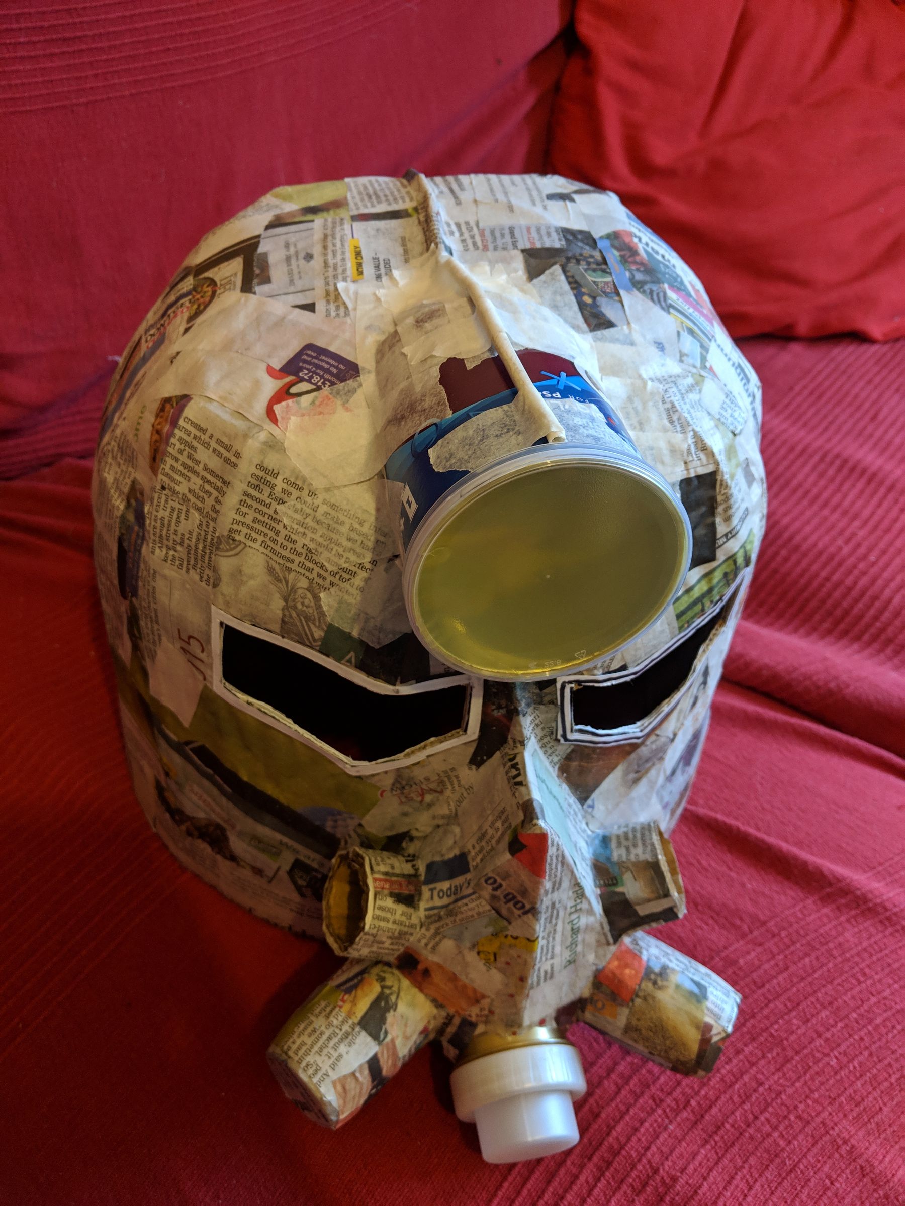 Recycled Power Armour Helmet : 19 Steps - Instructables