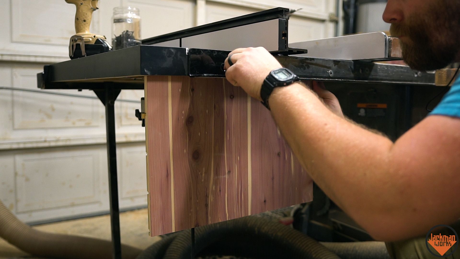 Ultimate Router Table & Storage Cabinet (table Saw Extension Wing) : 17 ...