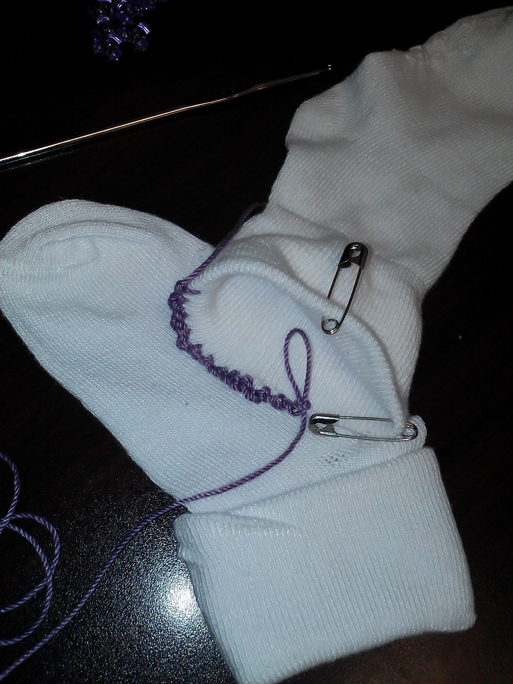 Crocheted Trimmed Socks : 8 Steps (with Pictures) - Instructables