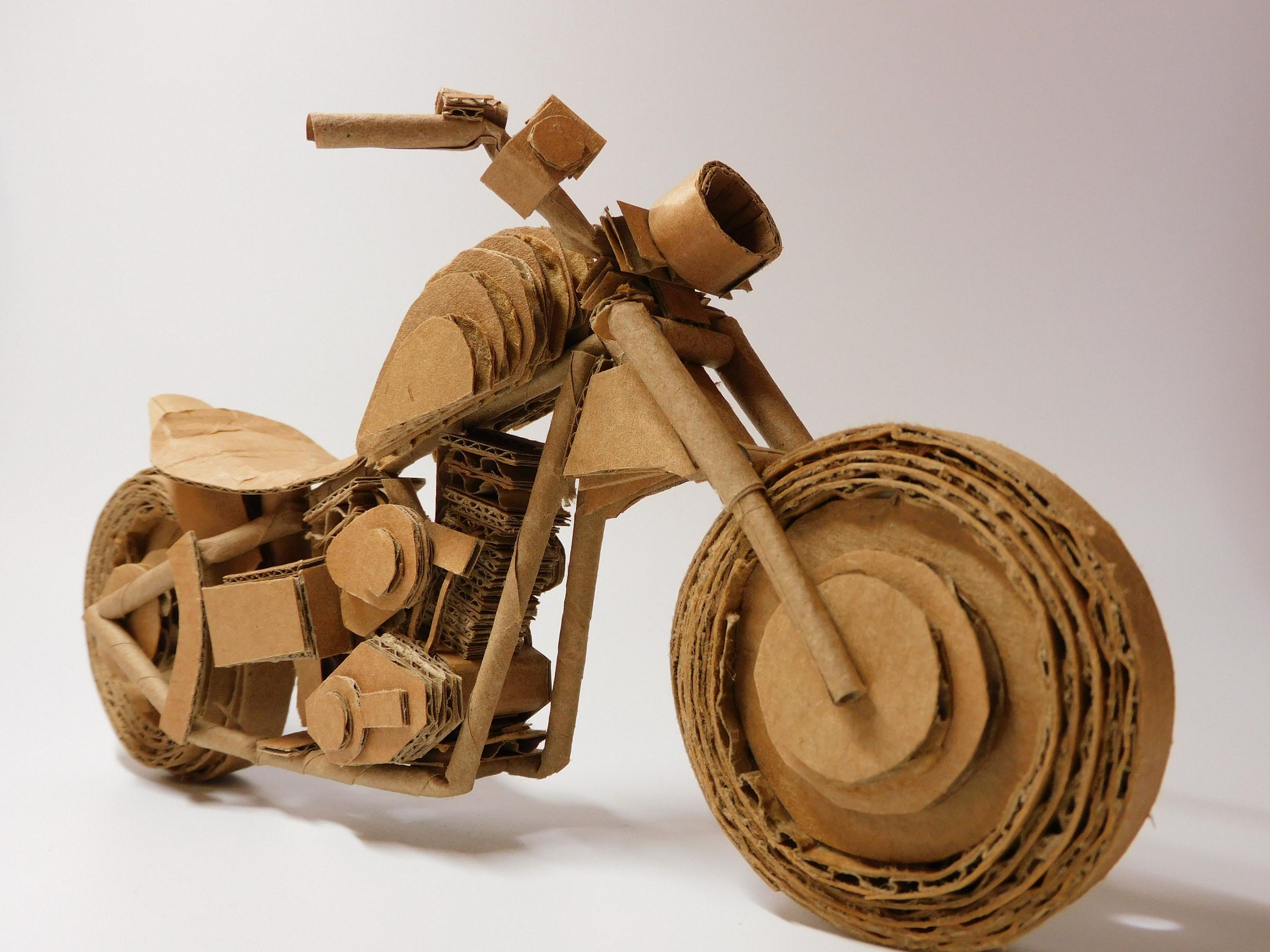 Cardboard Model Harley-Davidson Motorcycle : 12 Steps (with Pictures ...