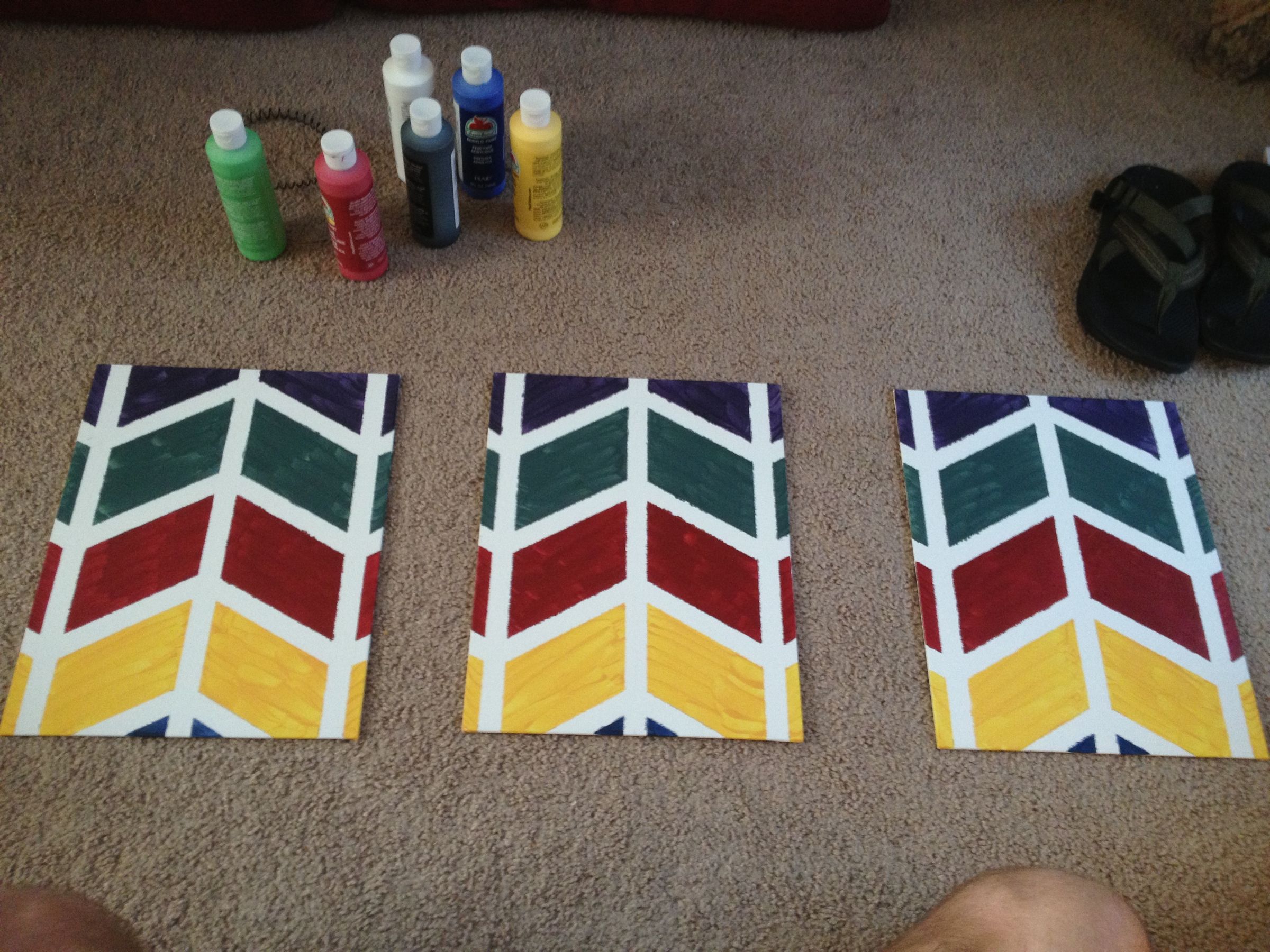 Chevron Paintings : 7 Steps (with Pictures) - Instructables